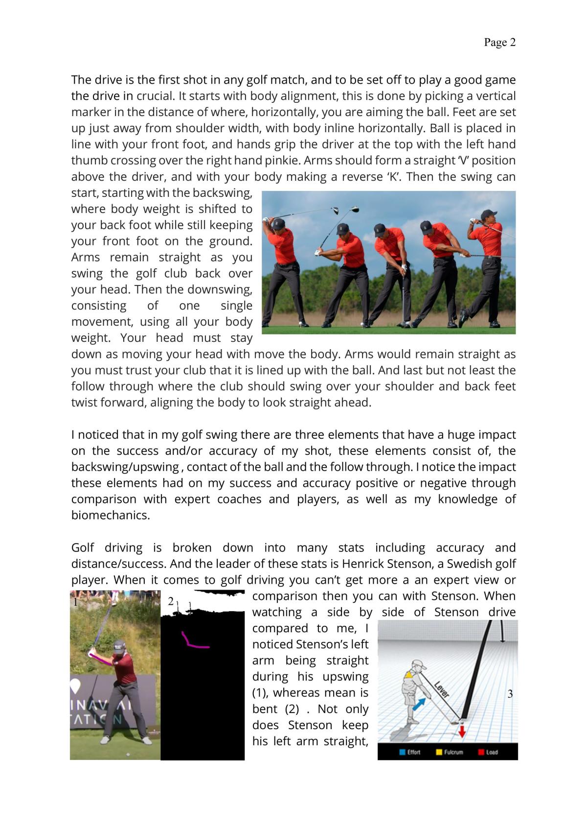 Golfing for Success | Physical Education - Level 3 NCEA | Thinkswap