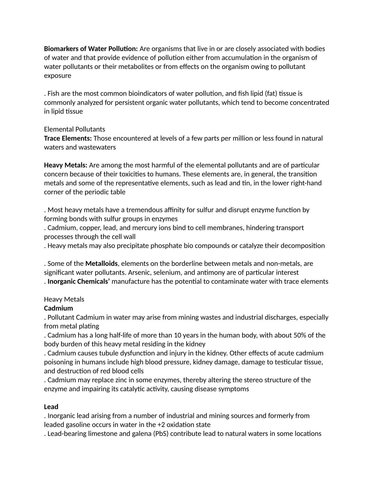 Chem/Tox*3360 Full Course Study Notes | CHEM 3360 - Environmental ...