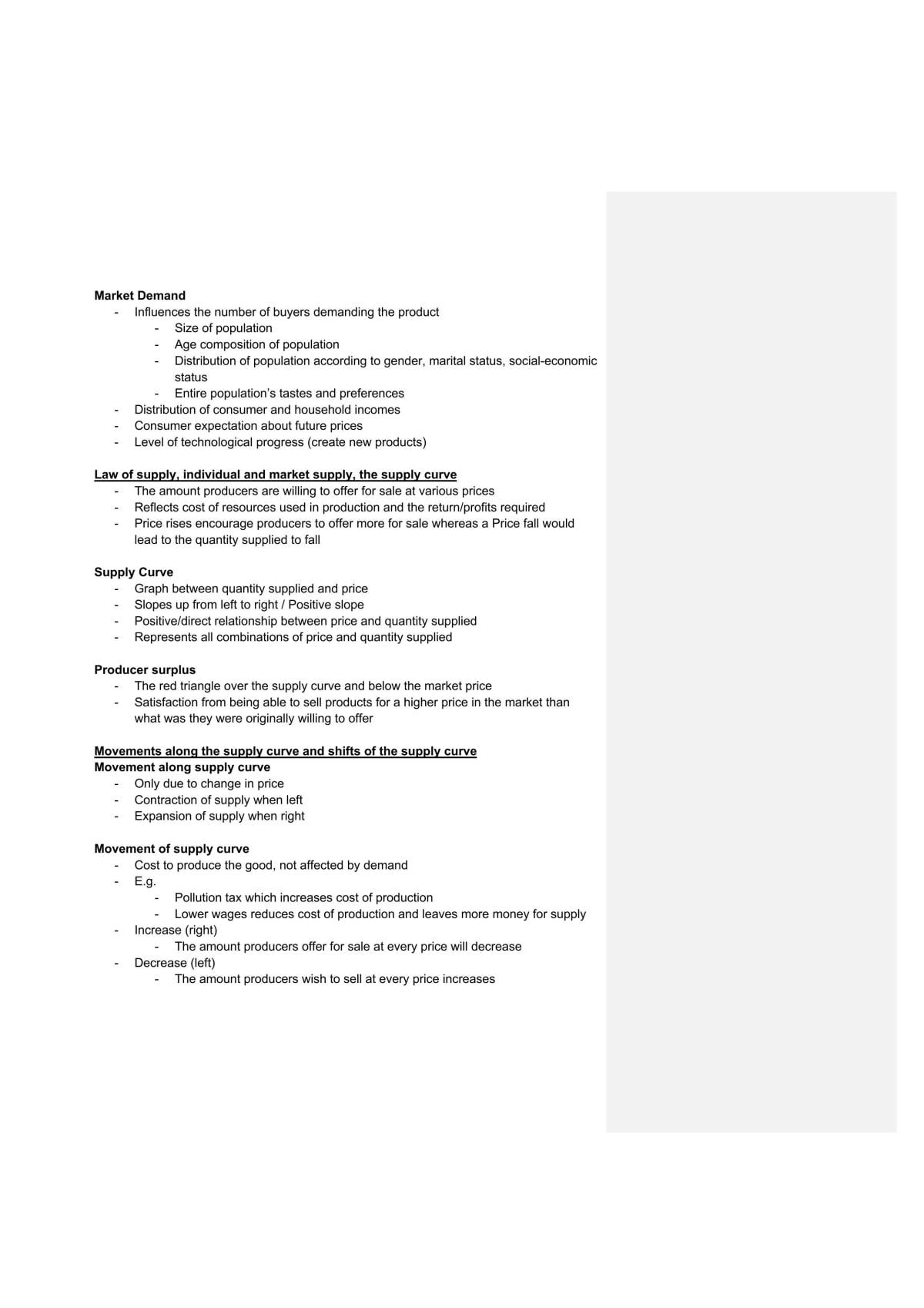Yr 11 Economics Notes | Economics - Year 11 HSC | Thinkswap