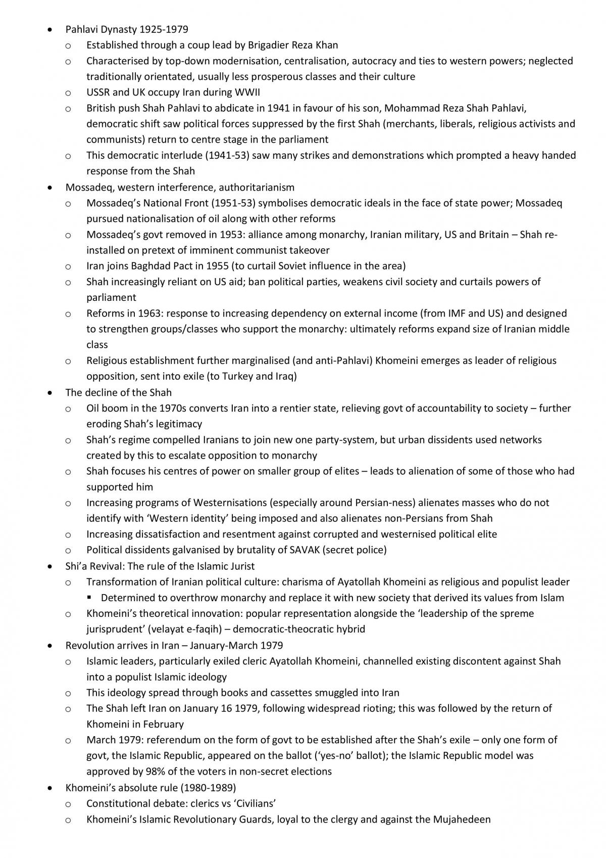Middle East Politics Notes | POIX2780 - Middle-East Politics - MQ ...