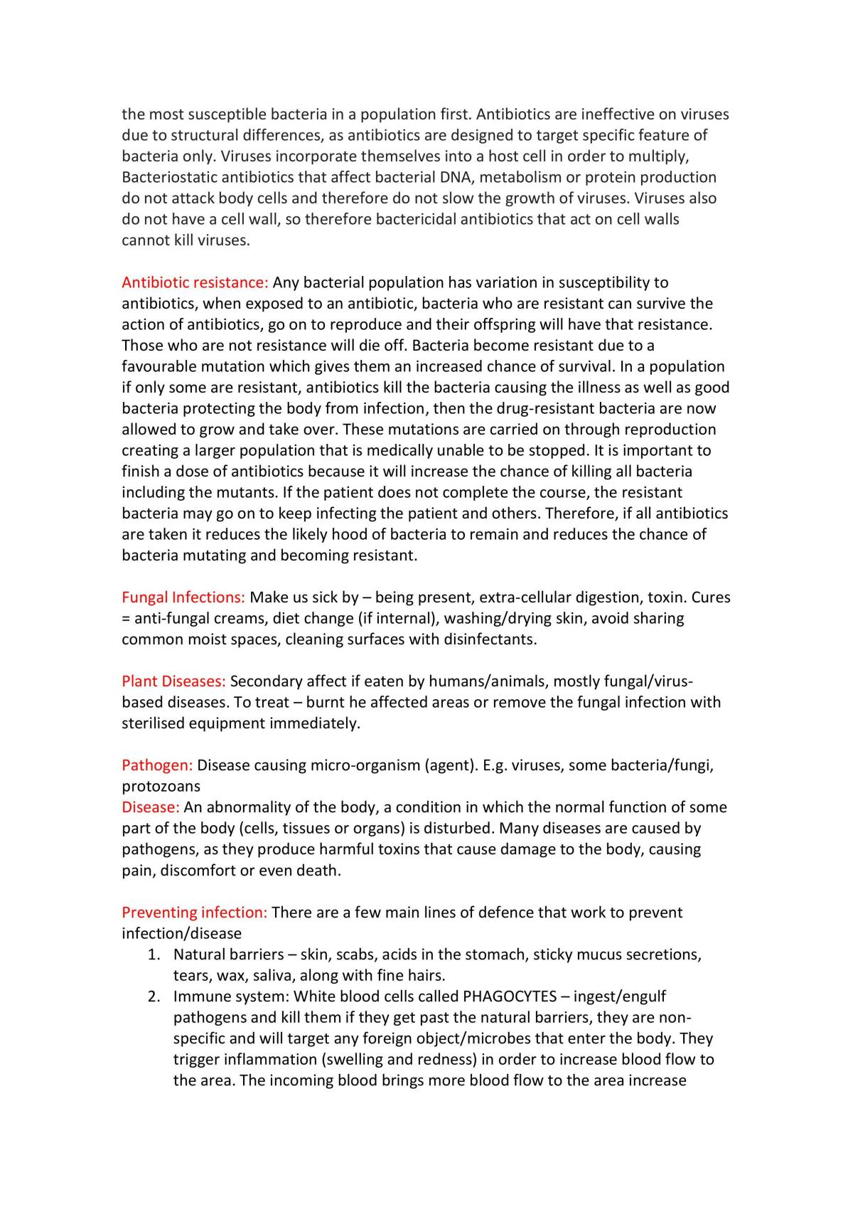 Level 1 Complete Exam study notes for AS90927 and AS90929 | Biology ...