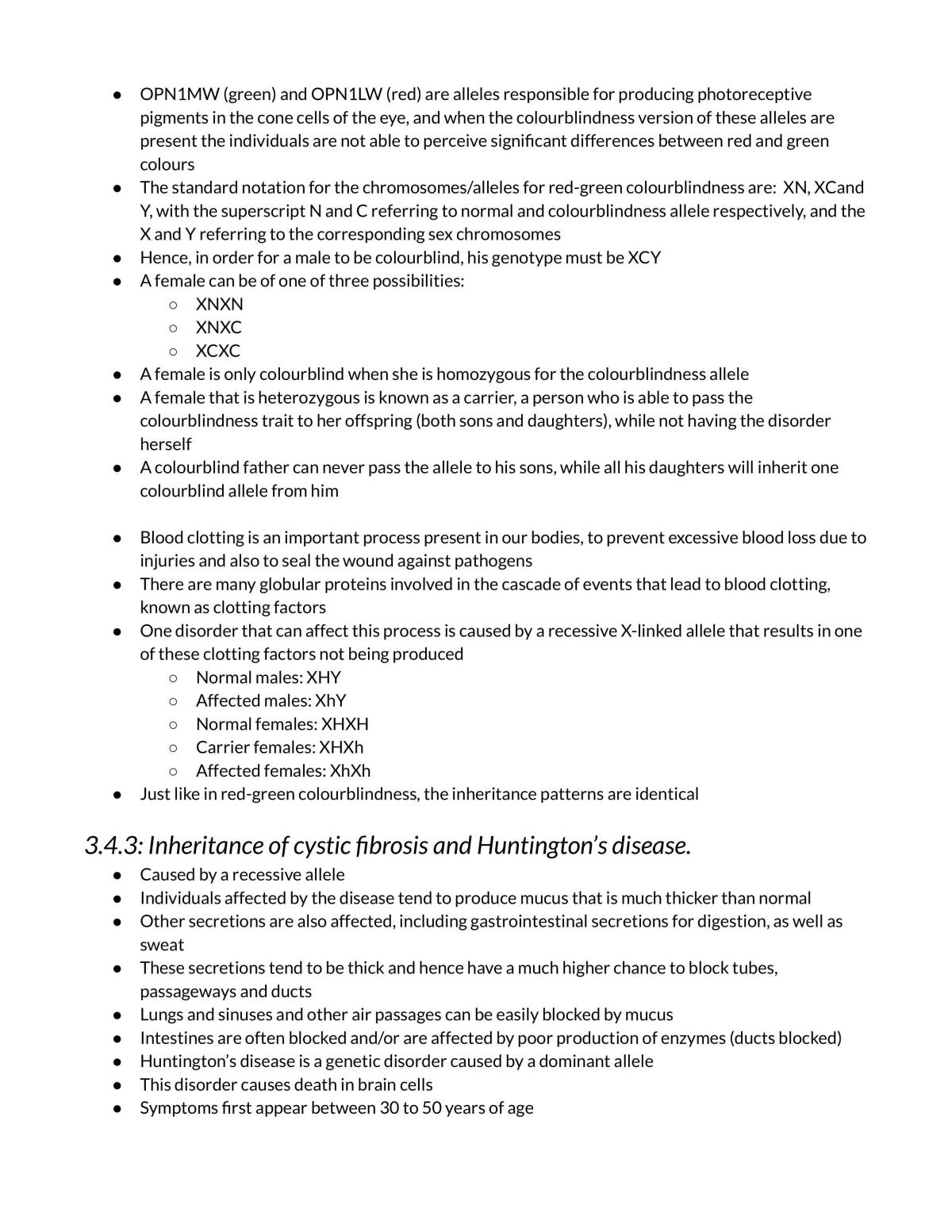 Complete chapter by chapter notes IB Biology | Biology - IB | Thinkswap