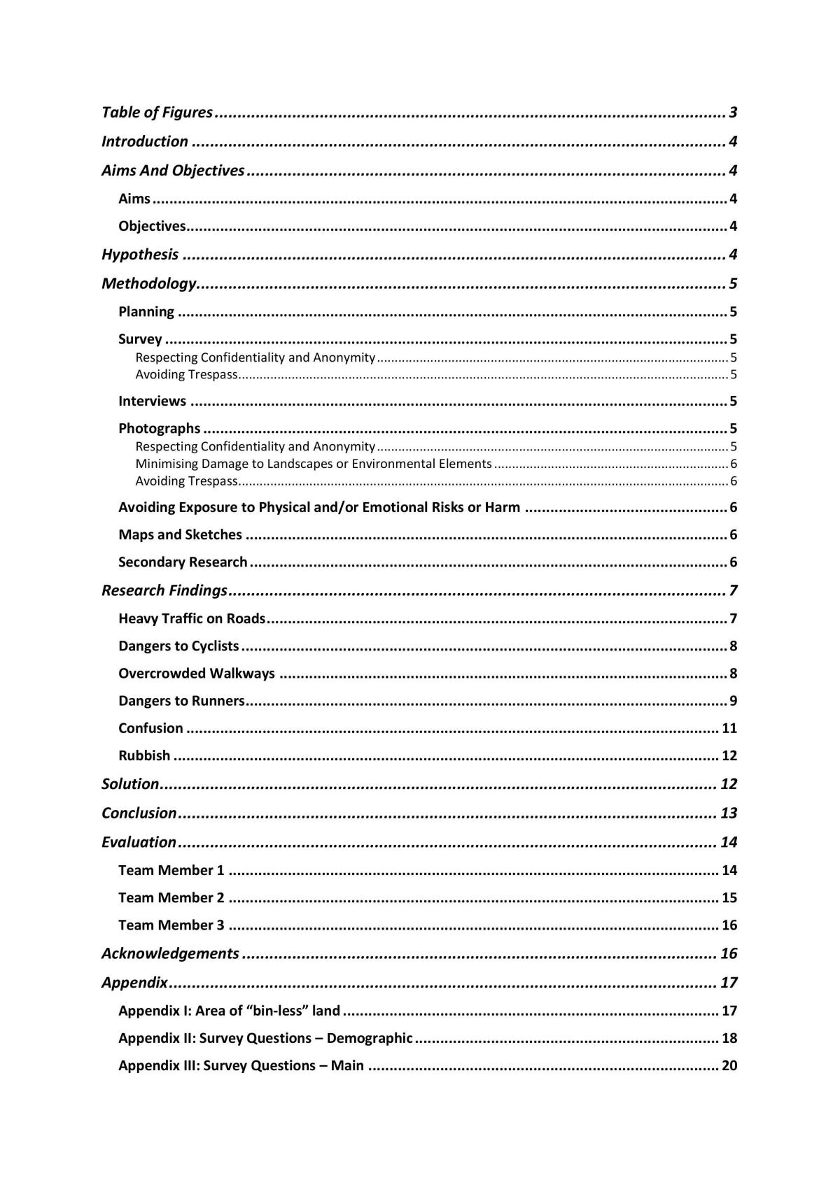 Senior Geography Project | Geography - Year 11 HSC | Thinkswap