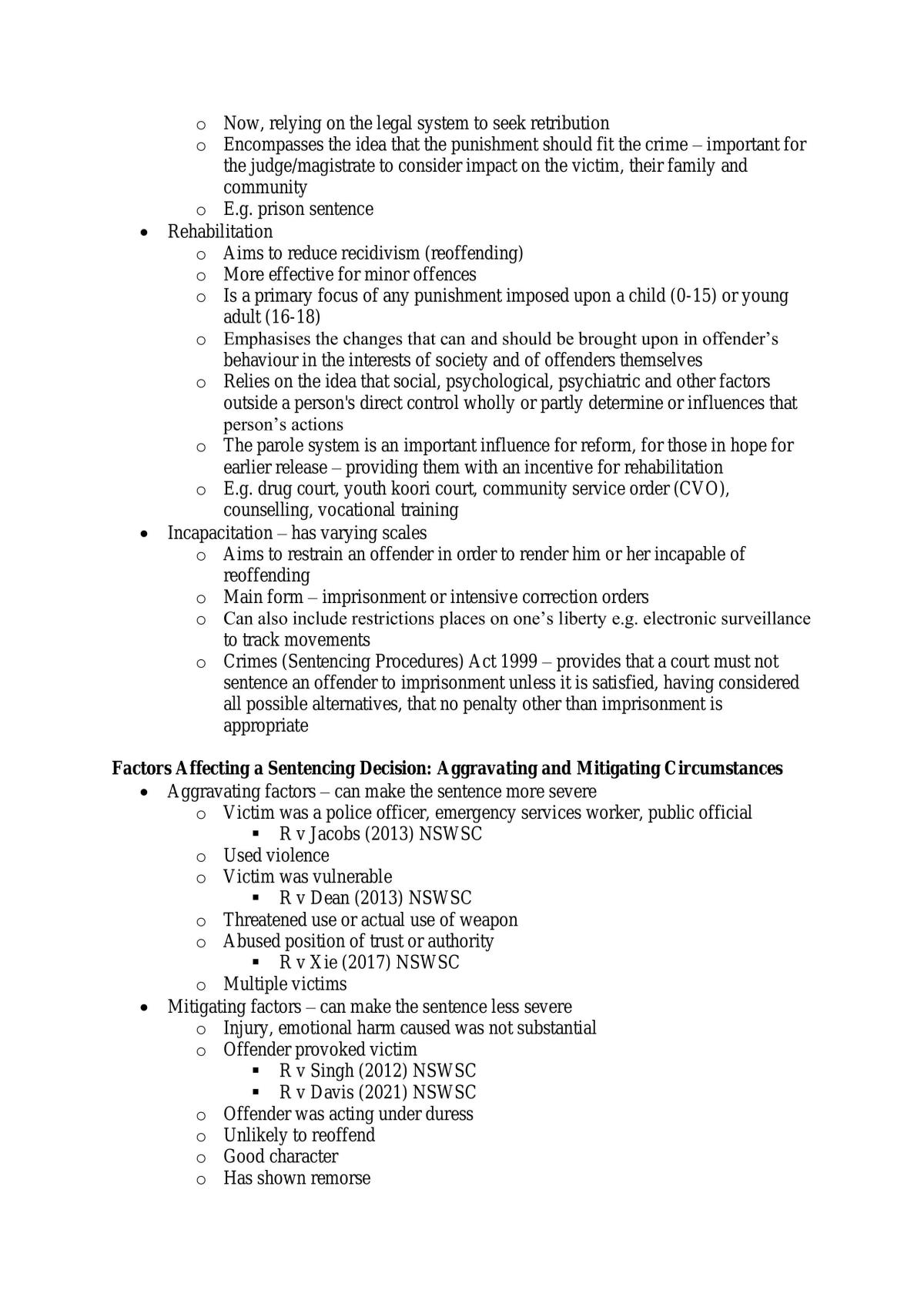 Year 12 Legal Studies Core Unit Complete Study Notes | Legal Studies ...