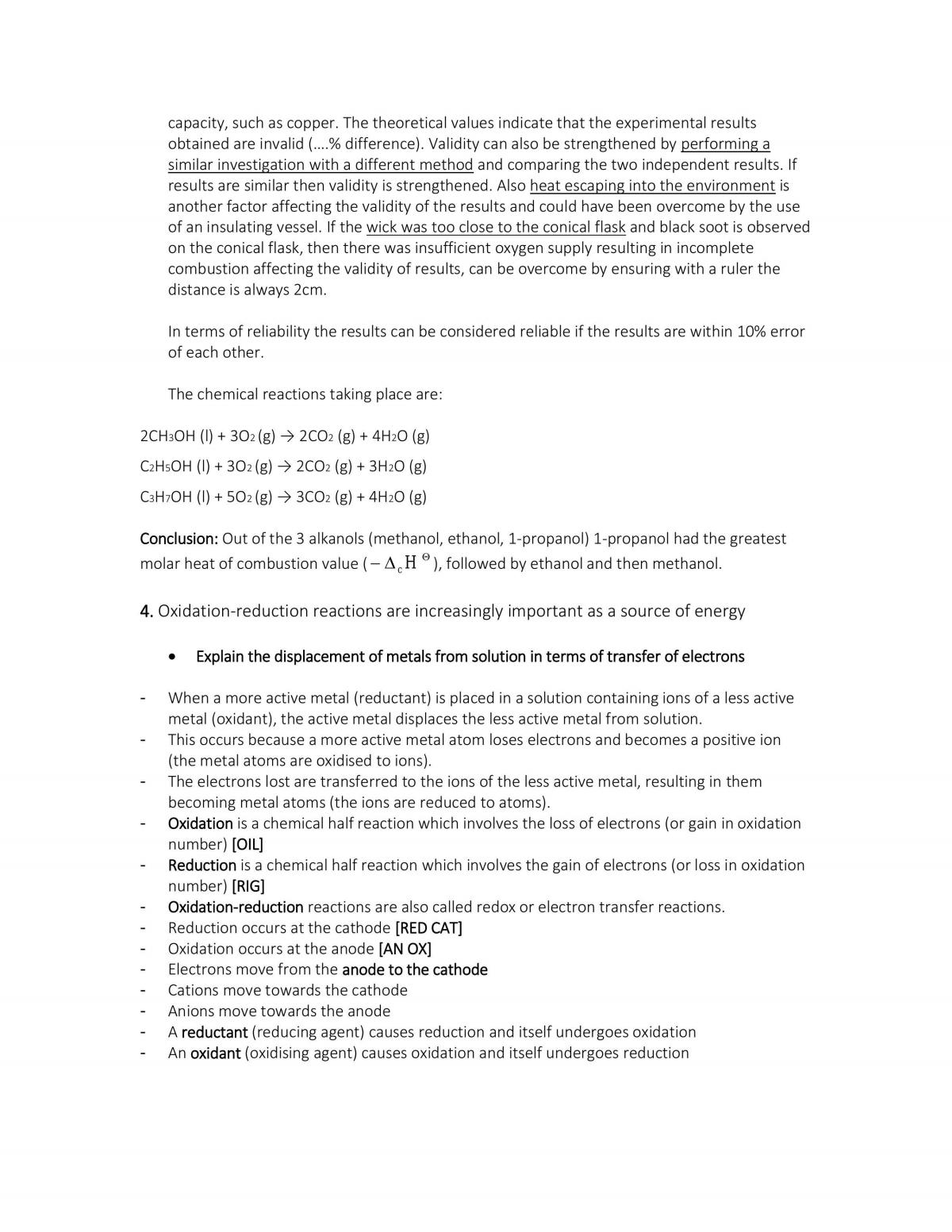 Chemistry Notes: Production of Materials | Chemistry - Year 12 HSC ...