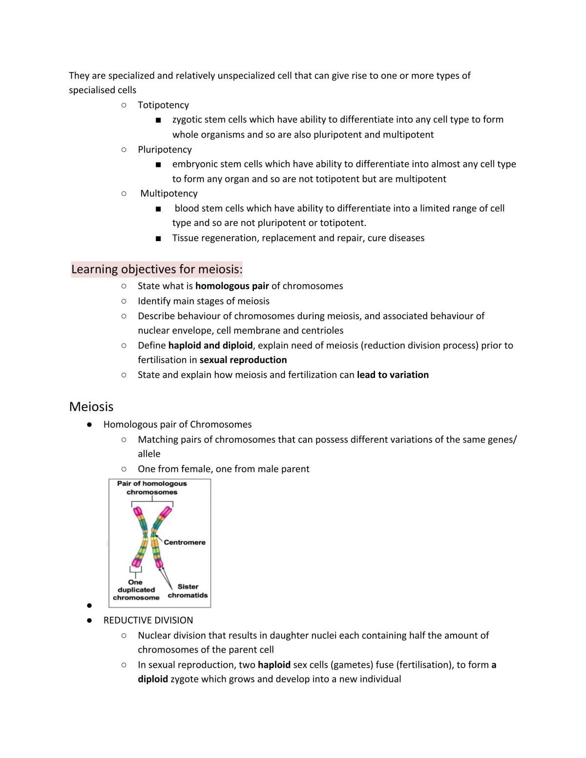 Biology Notes Y4 | Biology - GCE O Level | Thinkswap