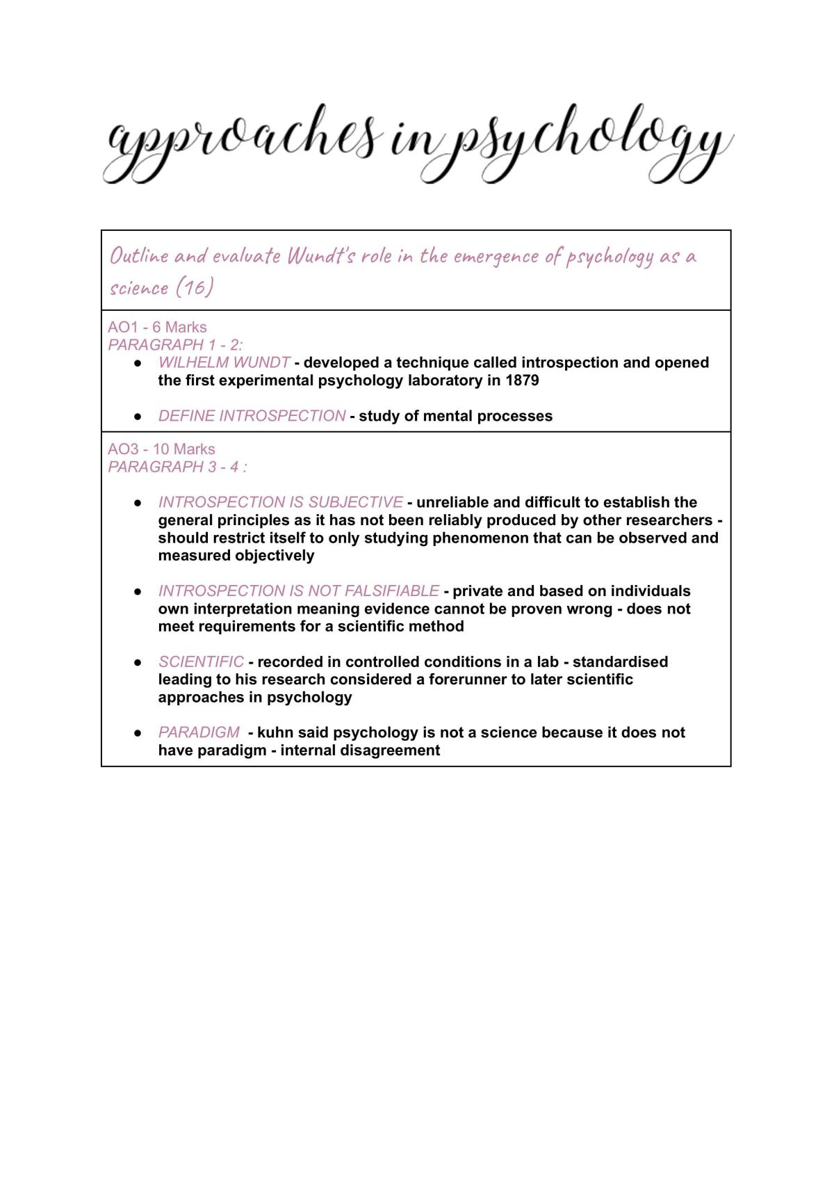 A Level Psychology Essay Plans | Psychology - A Level A Levels AQA ...