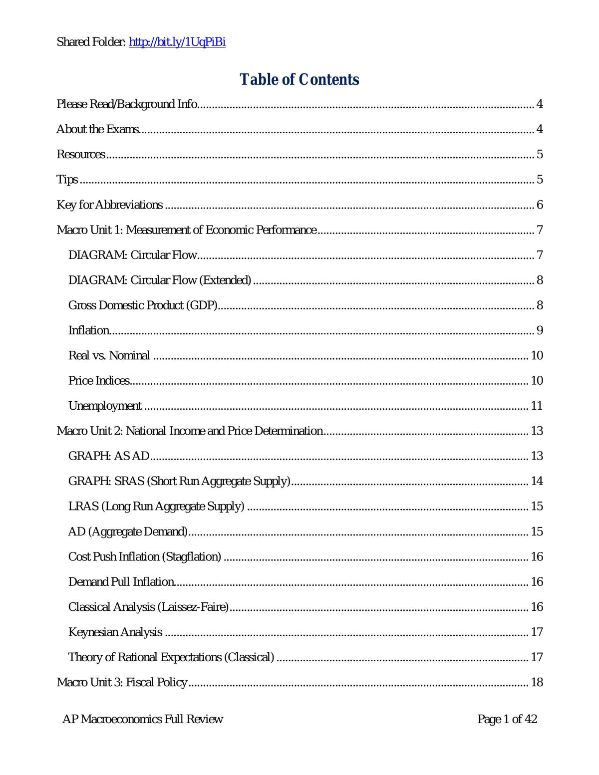 Full Ap Macroeconomics Notes - Complete Course Notes | AP ...
