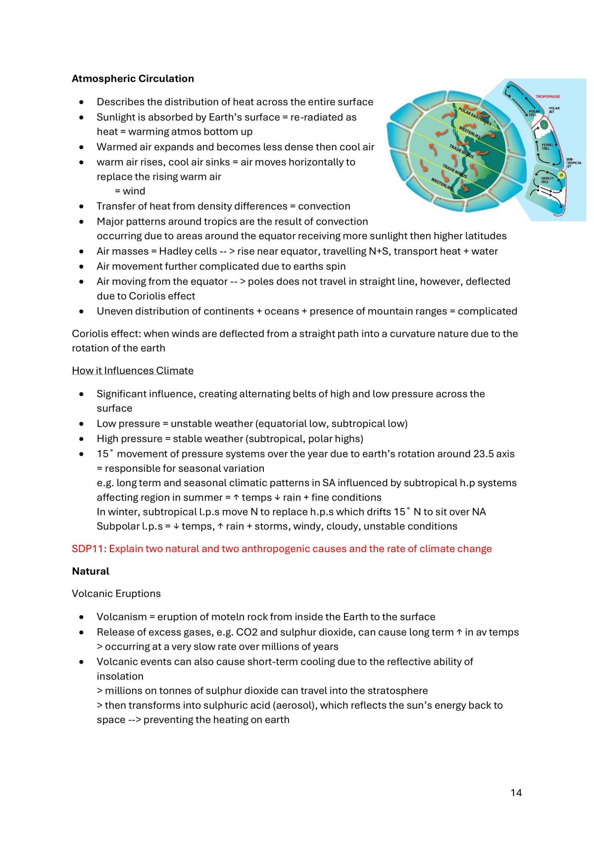 Geography Unit 3 Notes | Geography - Year 12 WACE | Thinkswap