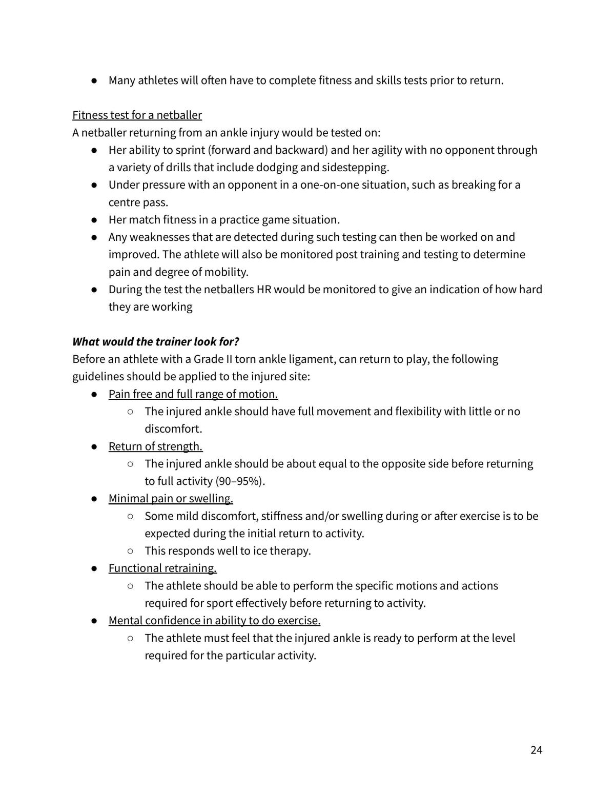 HSC PDHPE Option 3 - Sports Medicine | Personal Development, Health and ...