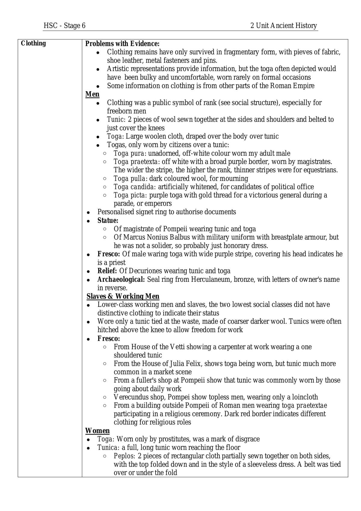 Core Study: Cities of Vesuvius | Ancient History - Year 12 HSC | Thinkswap