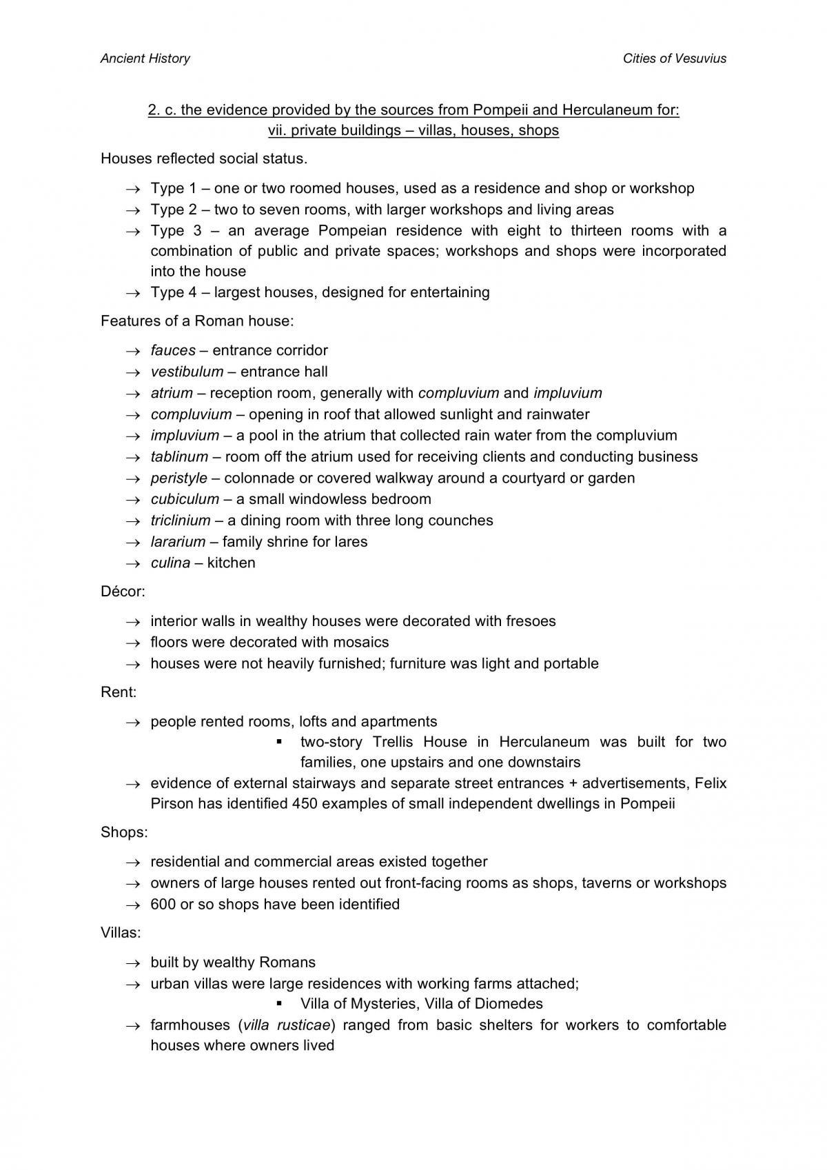 Ancient History Core Notes | Ancient History - Year 12 HSC | Thinkswap