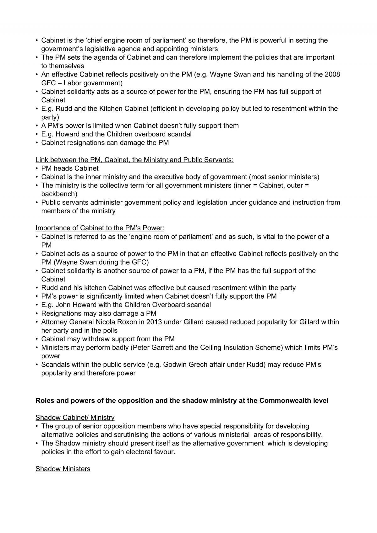 Politics and Law Semester 1 Year 12 Complete Syllabus Notes | Politics ...