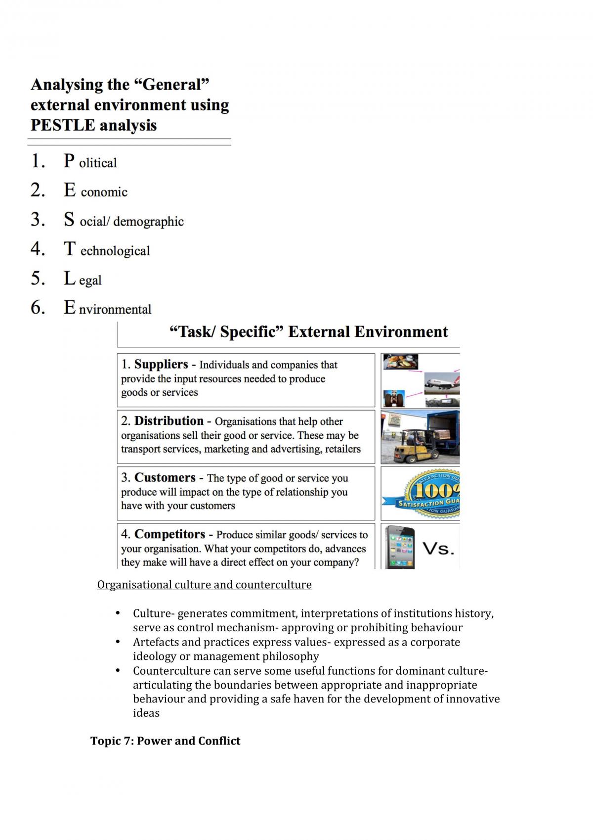 complete course notes | MGMT1001 - Managing Organisations and People ...
