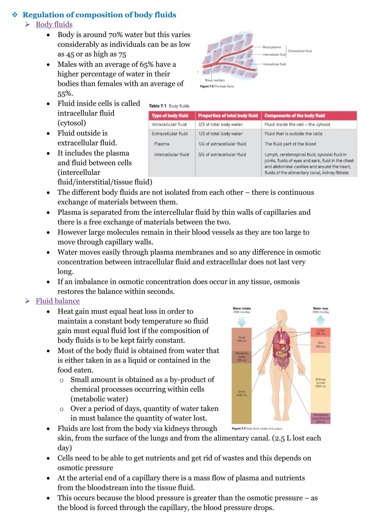 Human Biology Unit 3 Notes | Human Biology - Year 12 WACE | Thinkswap