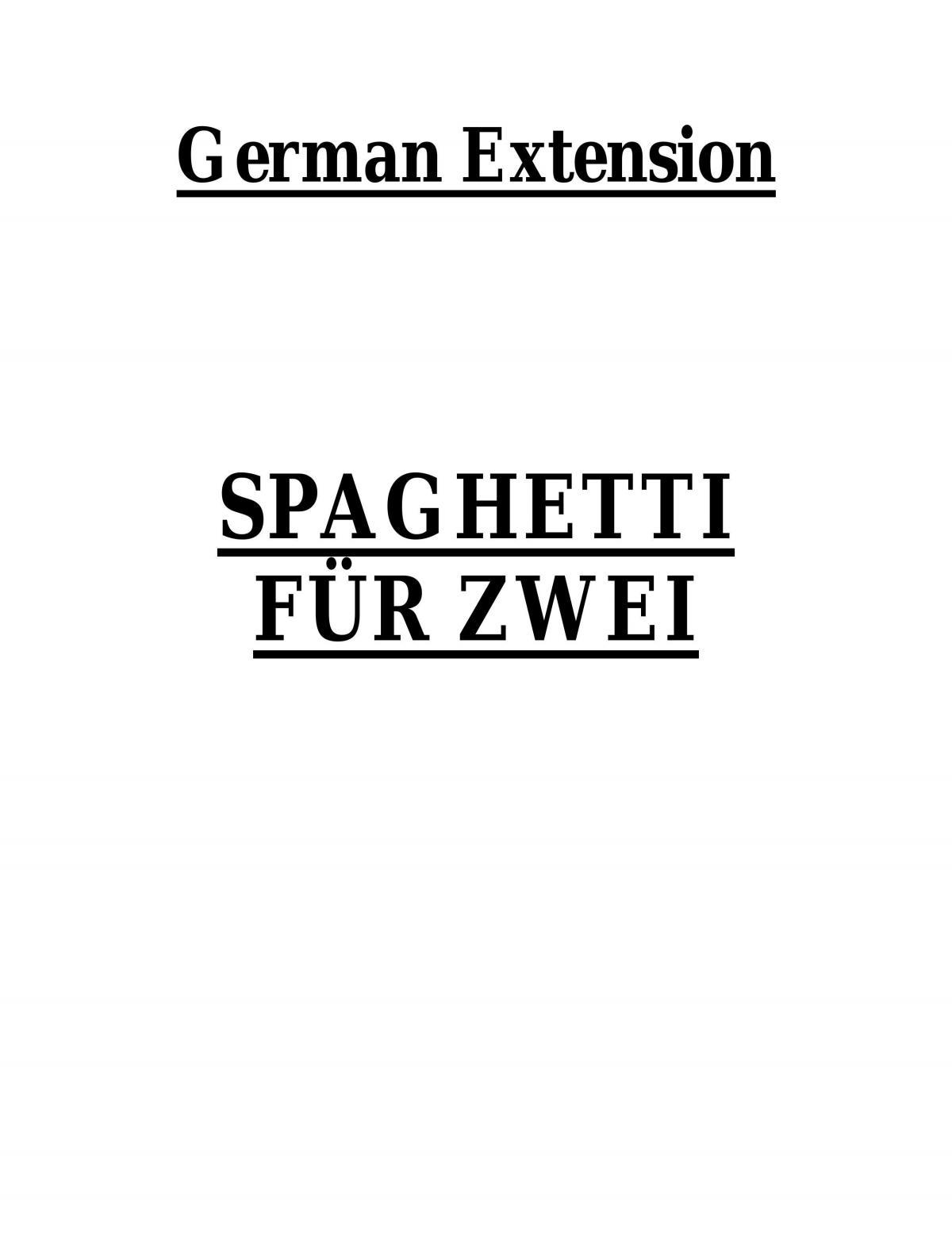 Complete German Notes | German - Year 12 HSC | Thinkswap