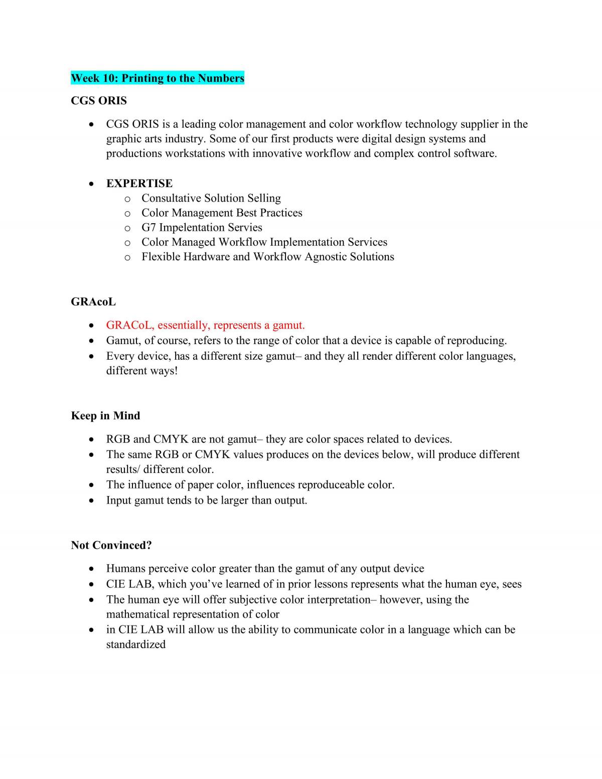 Colour Management for Graphic Communications Exam Review | GCM 360 ...