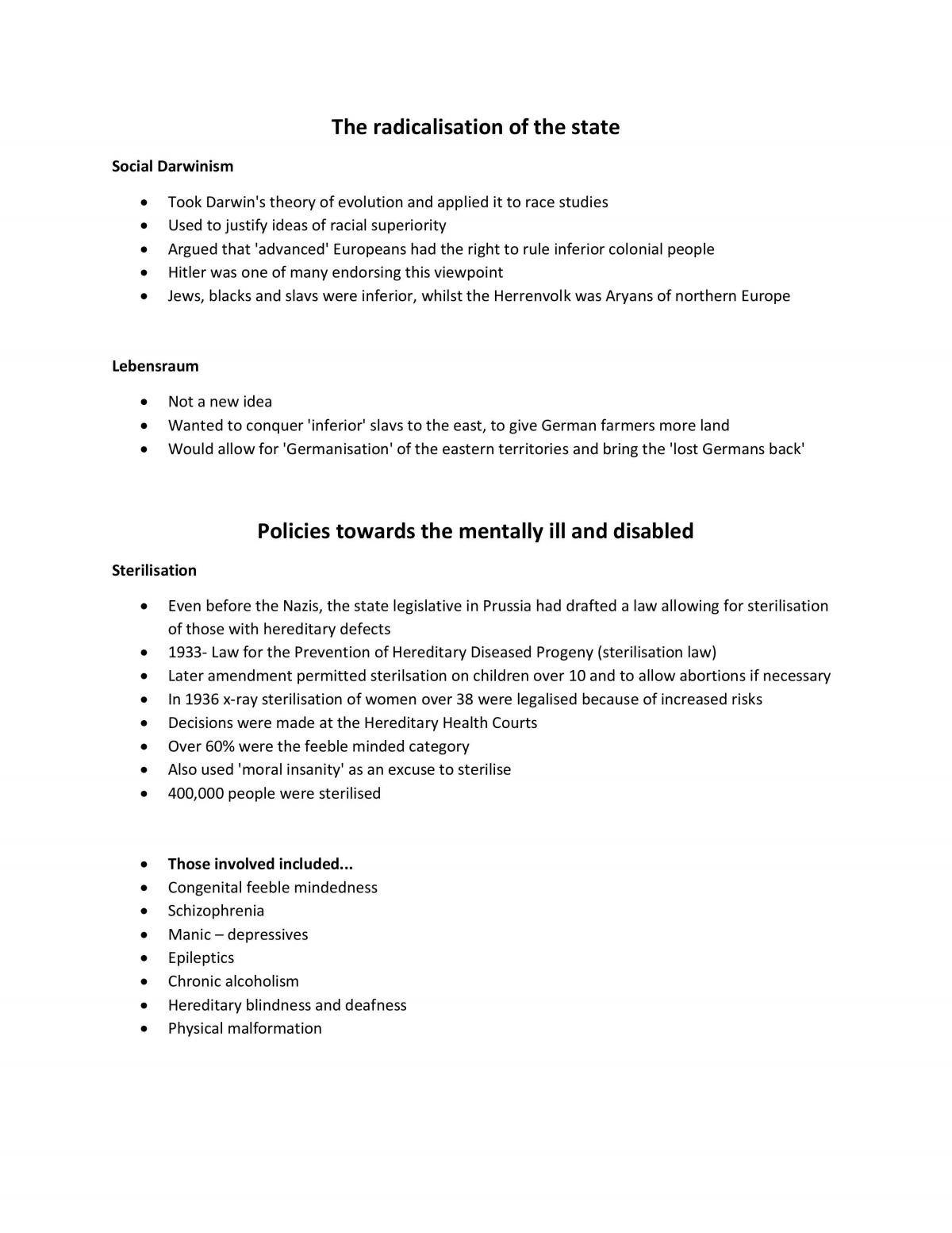 The Nazi Dictatorship 1933-1939 | History - A Level A Levels AQA ...