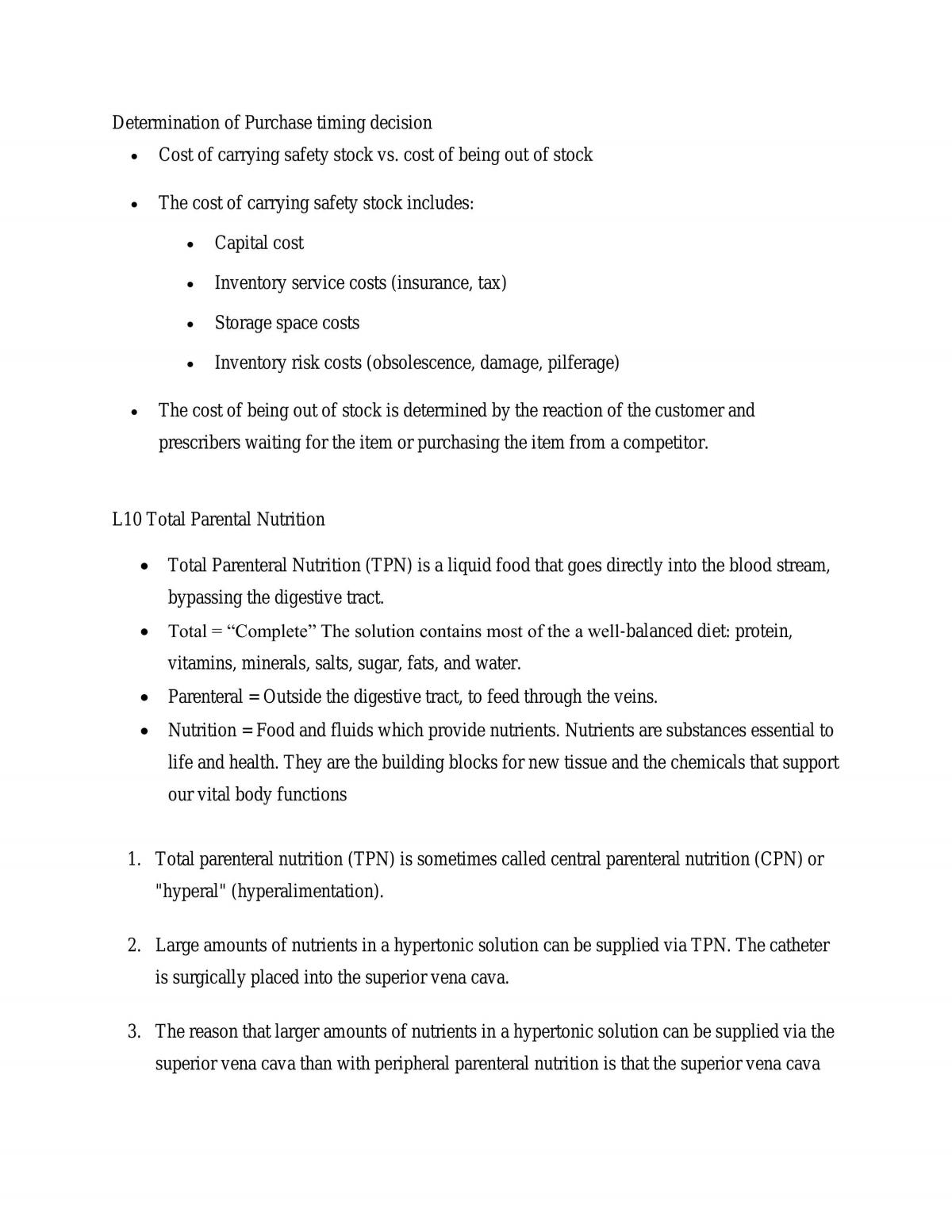 Hospital Pharmacy Notes | PCPC 6460307 - Hospital Pharmacy - AIMST ...