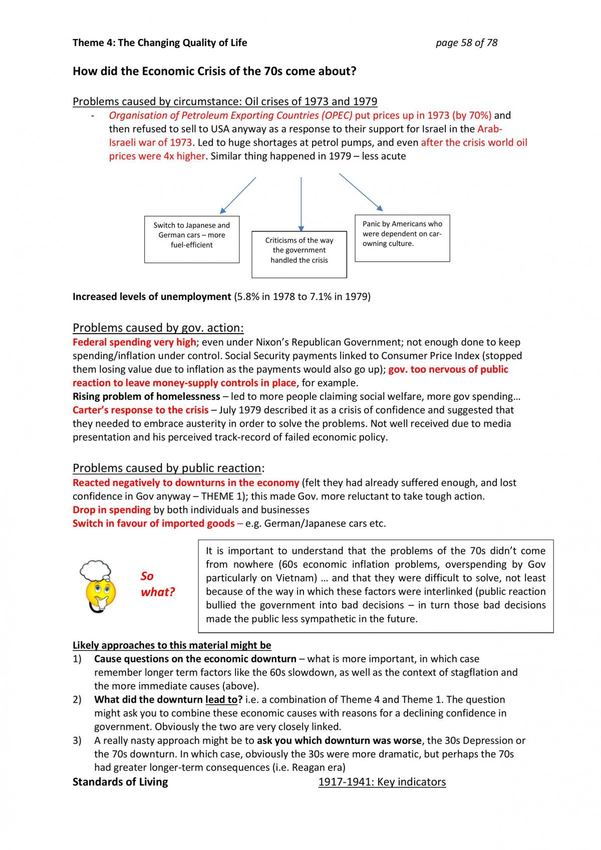 Later Modern History - USA Revision | History - A Level A Levels AQA ...
