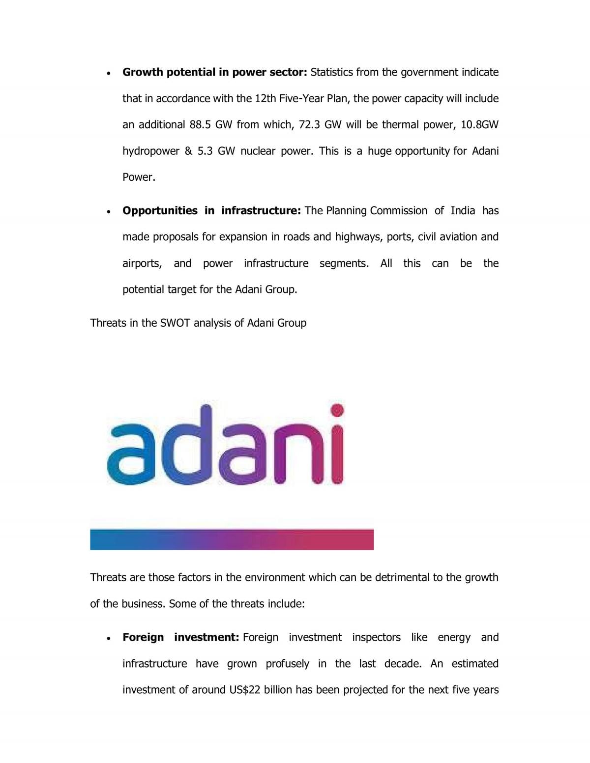 Analysis of Adani Group | MGM 3201 - Organisational Behavior - UMT ...