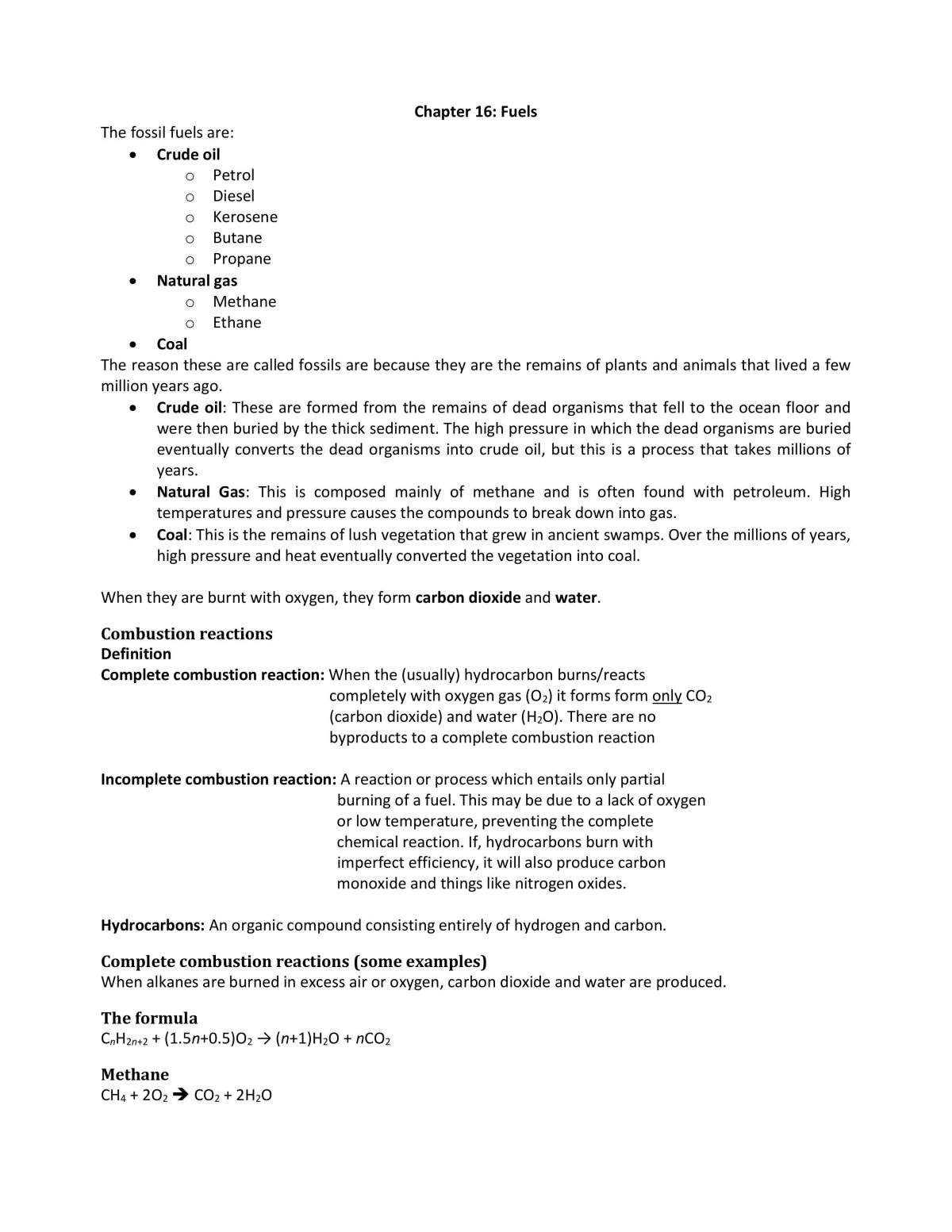 SPM Chemistry Form 4 Full Notes | Chemistry - Form 4 SPM | Thinkswap