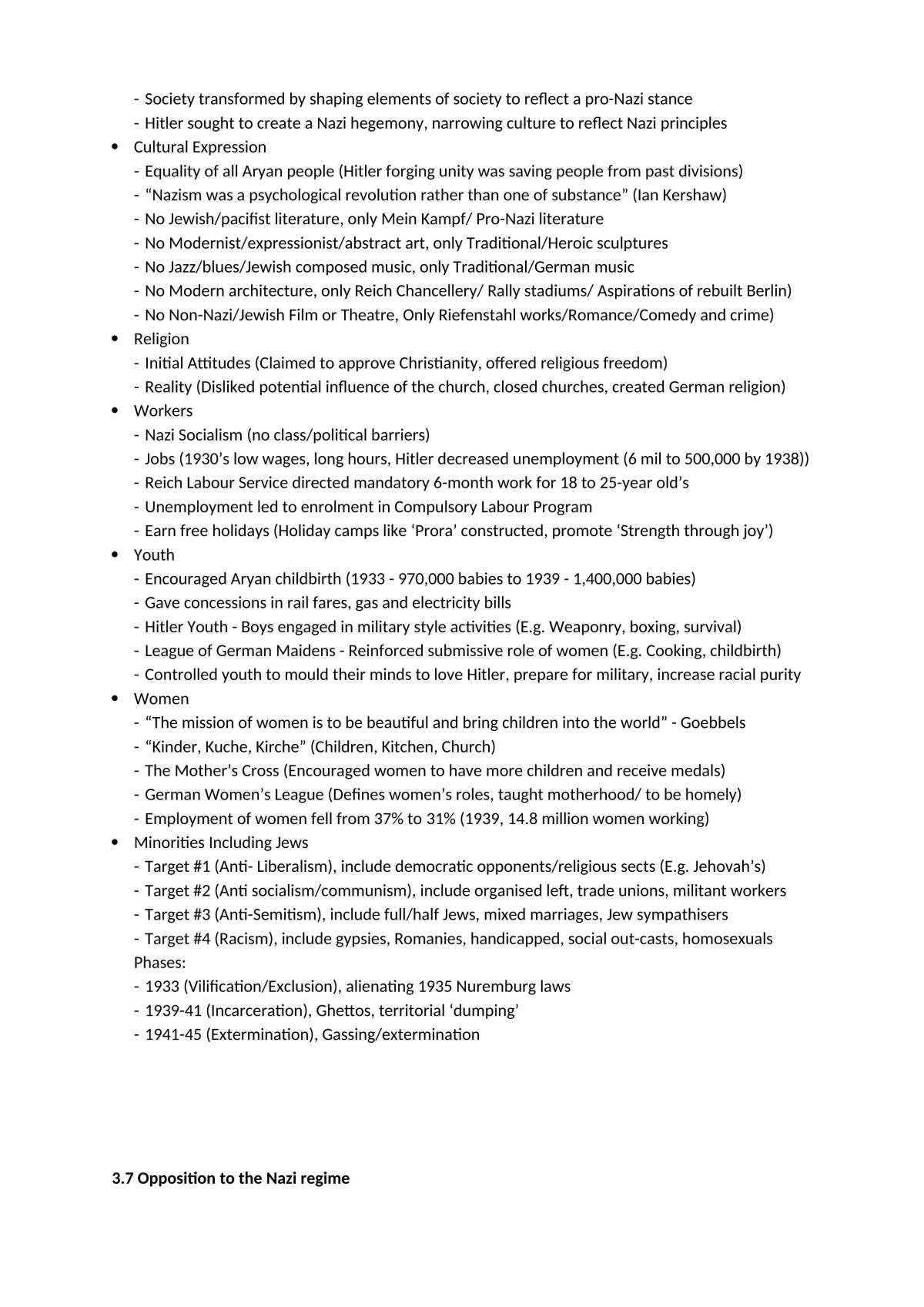 Modern History HSC Course Notes | Modern History - Year 12 HSC | Thinkswap