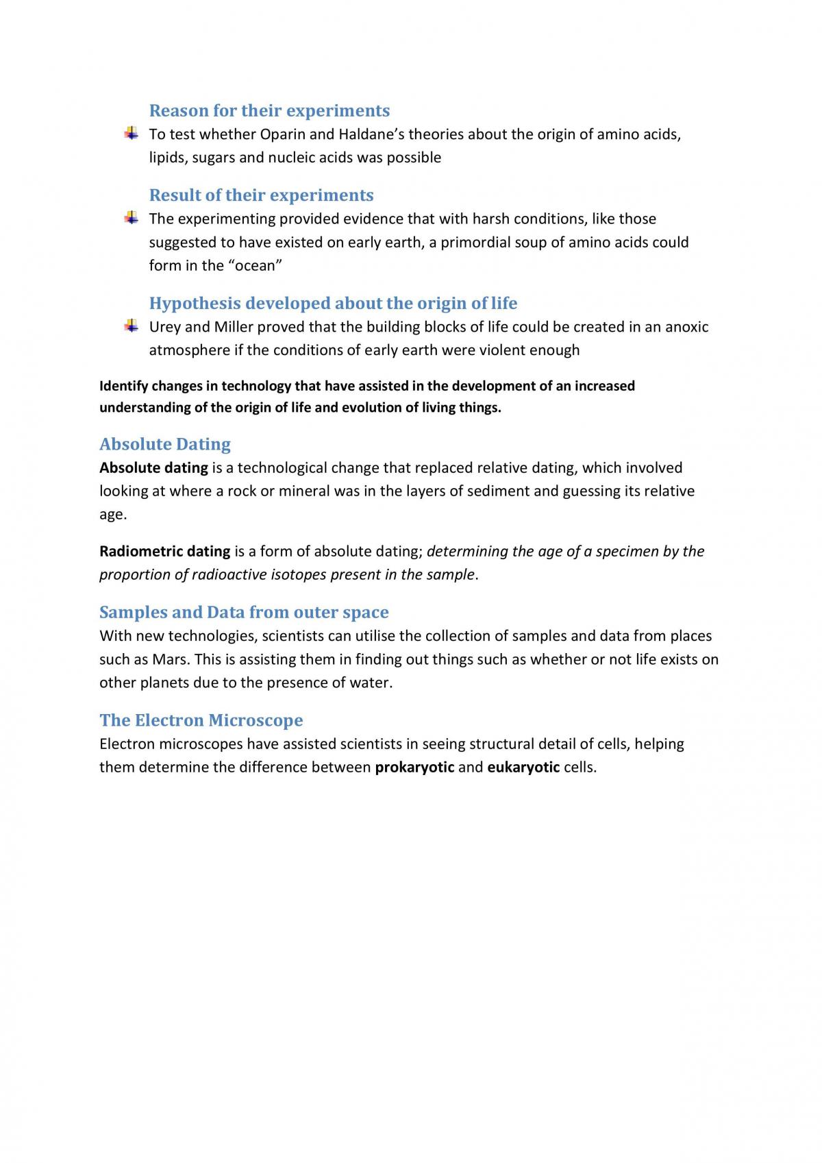 Biology Summary | Biology - Year 12 HSC | Thinkswap