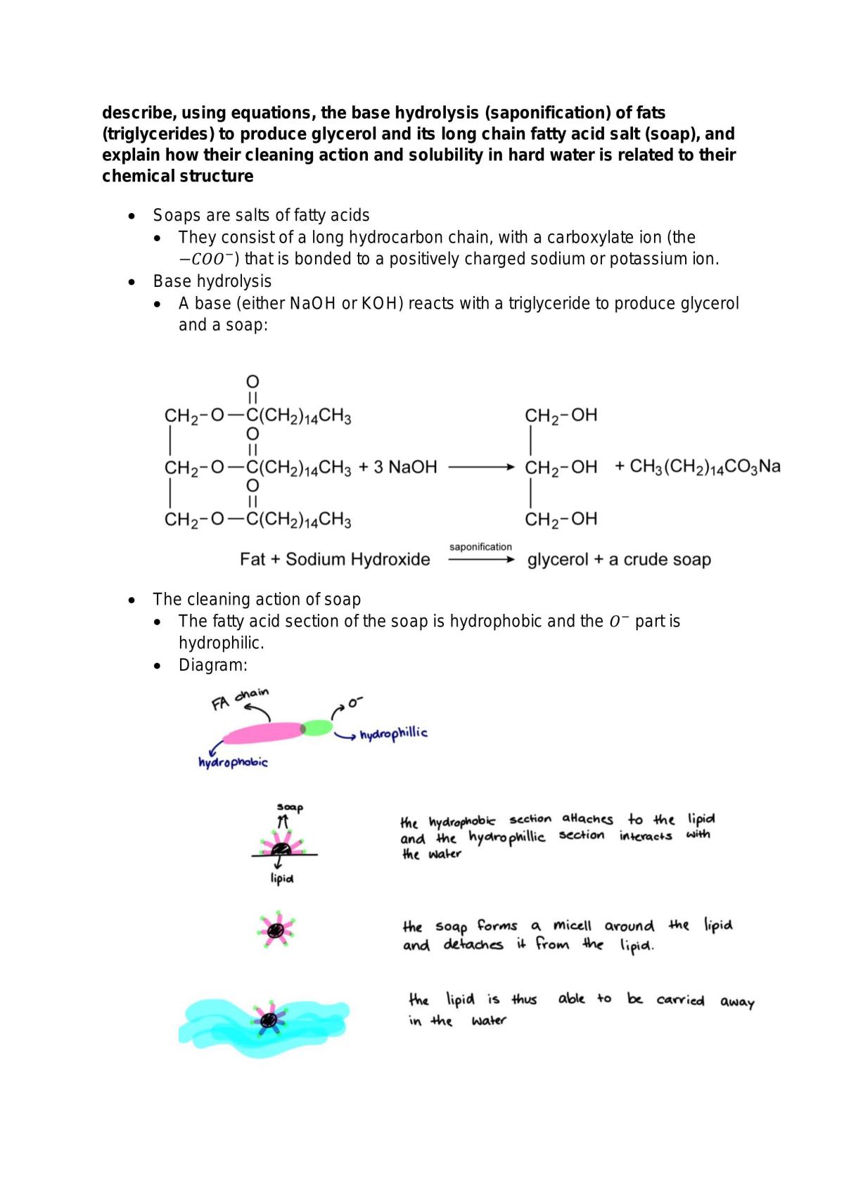 Chemistry Notes | Chemistry - Year 12 QCE | Thinkswap