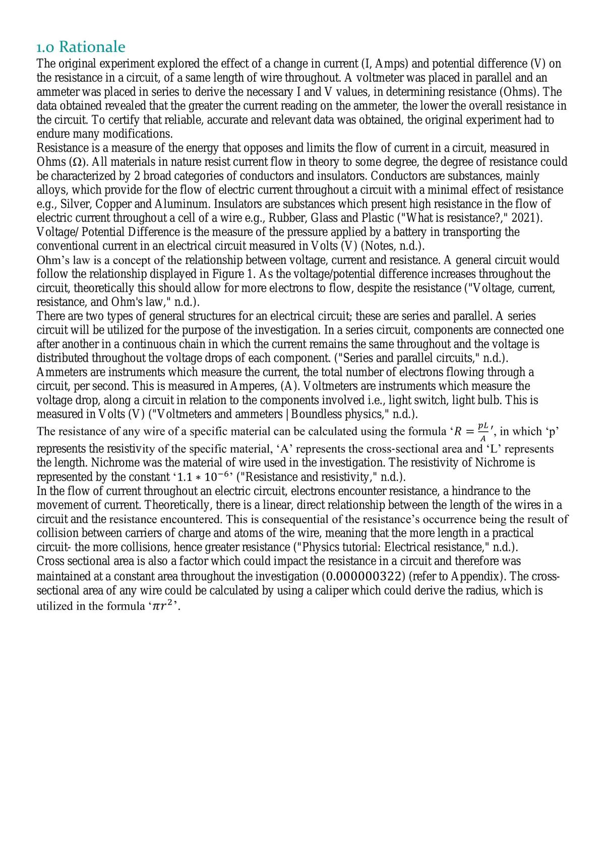 Physics Ia2 | Physics - Year 12 QCE | Thinkswap