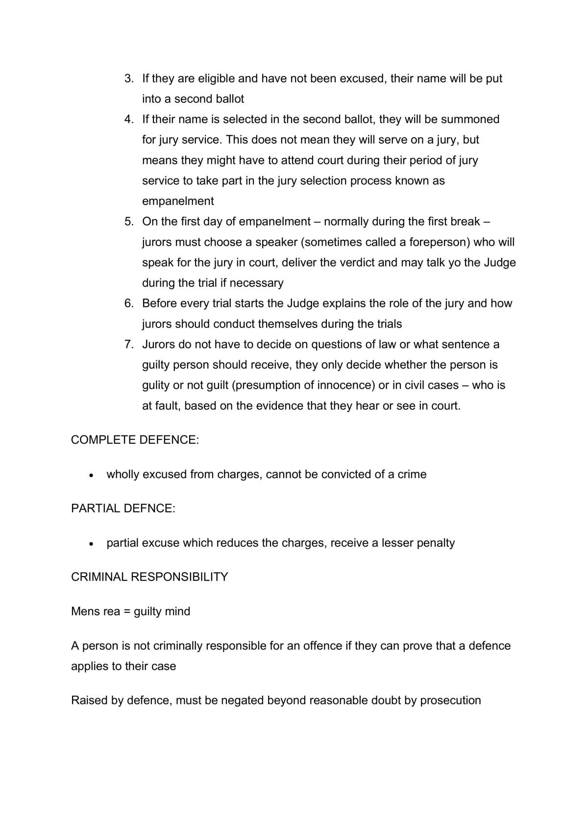 QCAA Unit 1 Notes | Legal Studies - Year 11 QCE | Thinkswap