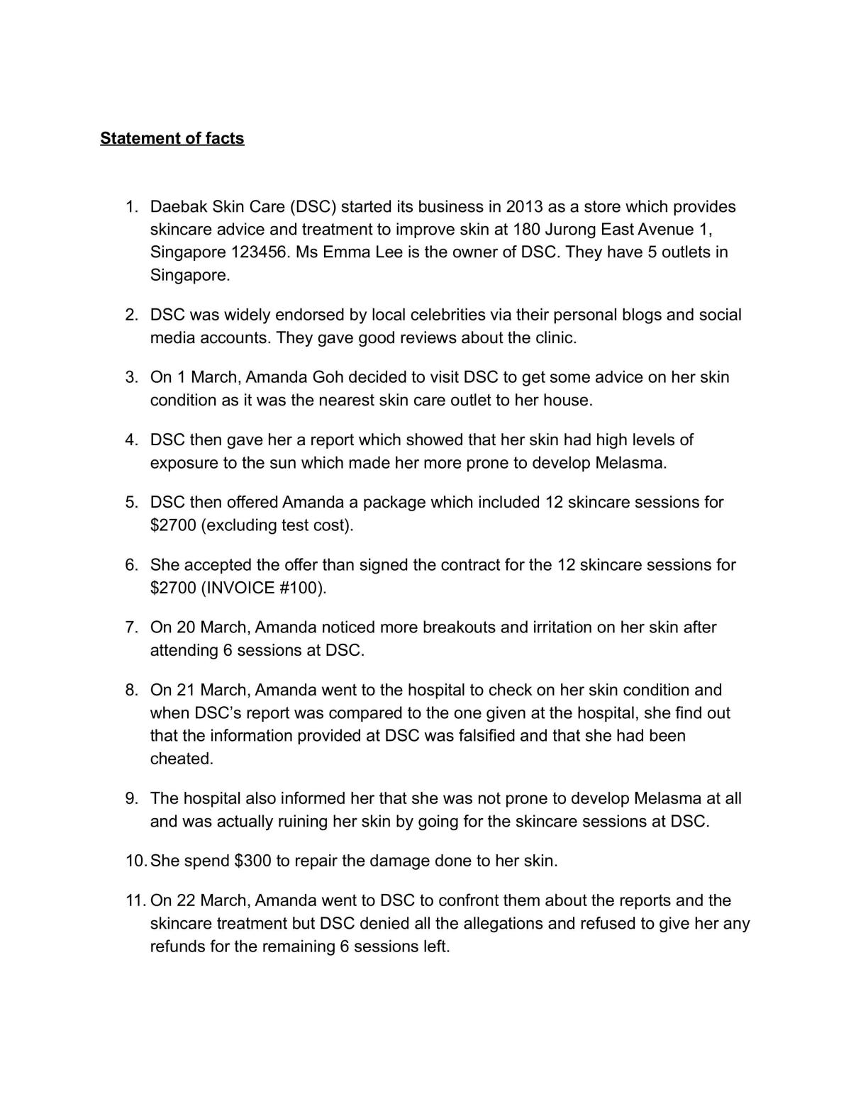 Business Law Project | BSP1702 - Legal Environment of Business - NUS ...