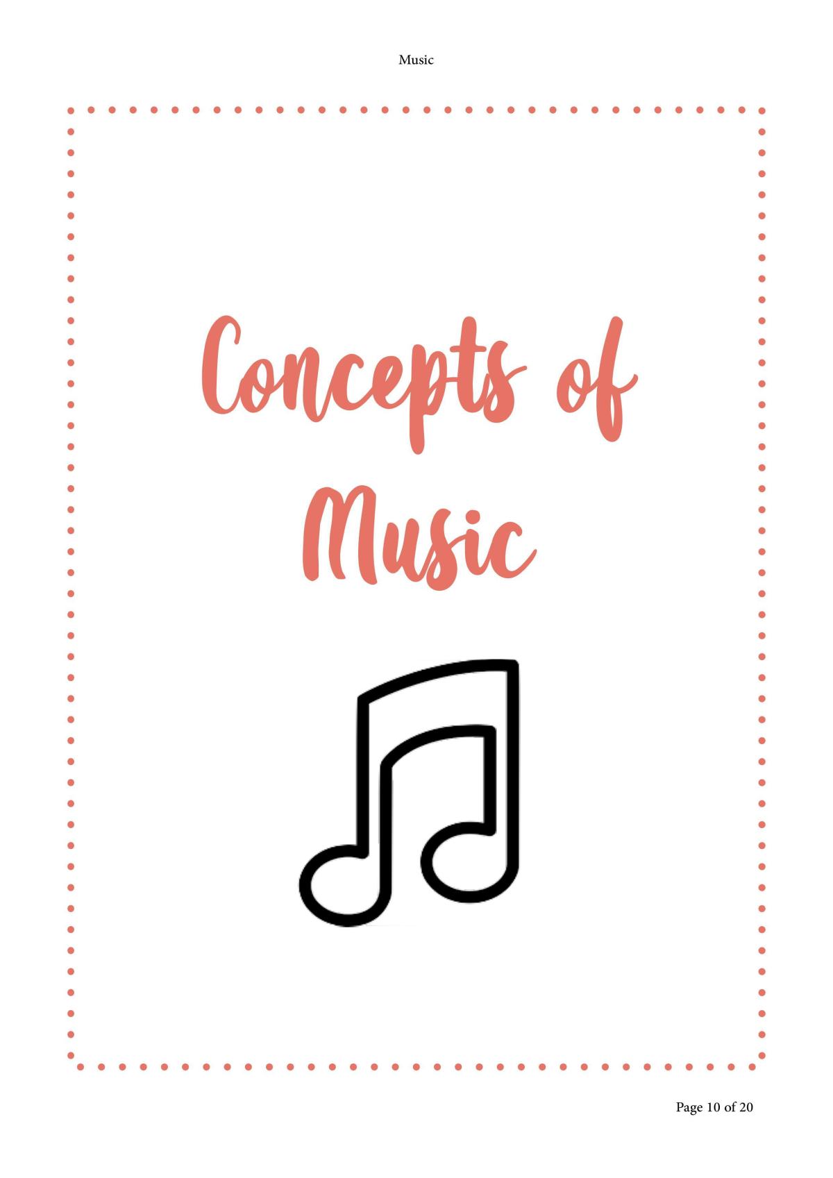 Musical Concepts and History | Music 1 - Year 12 HSC | Thinkswap