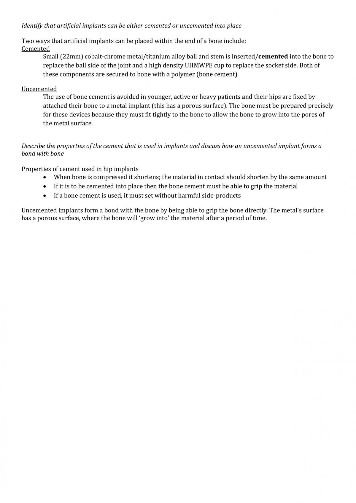 Medical Technology Notes | Senior Science - Year 12 HSC | Thinkswap