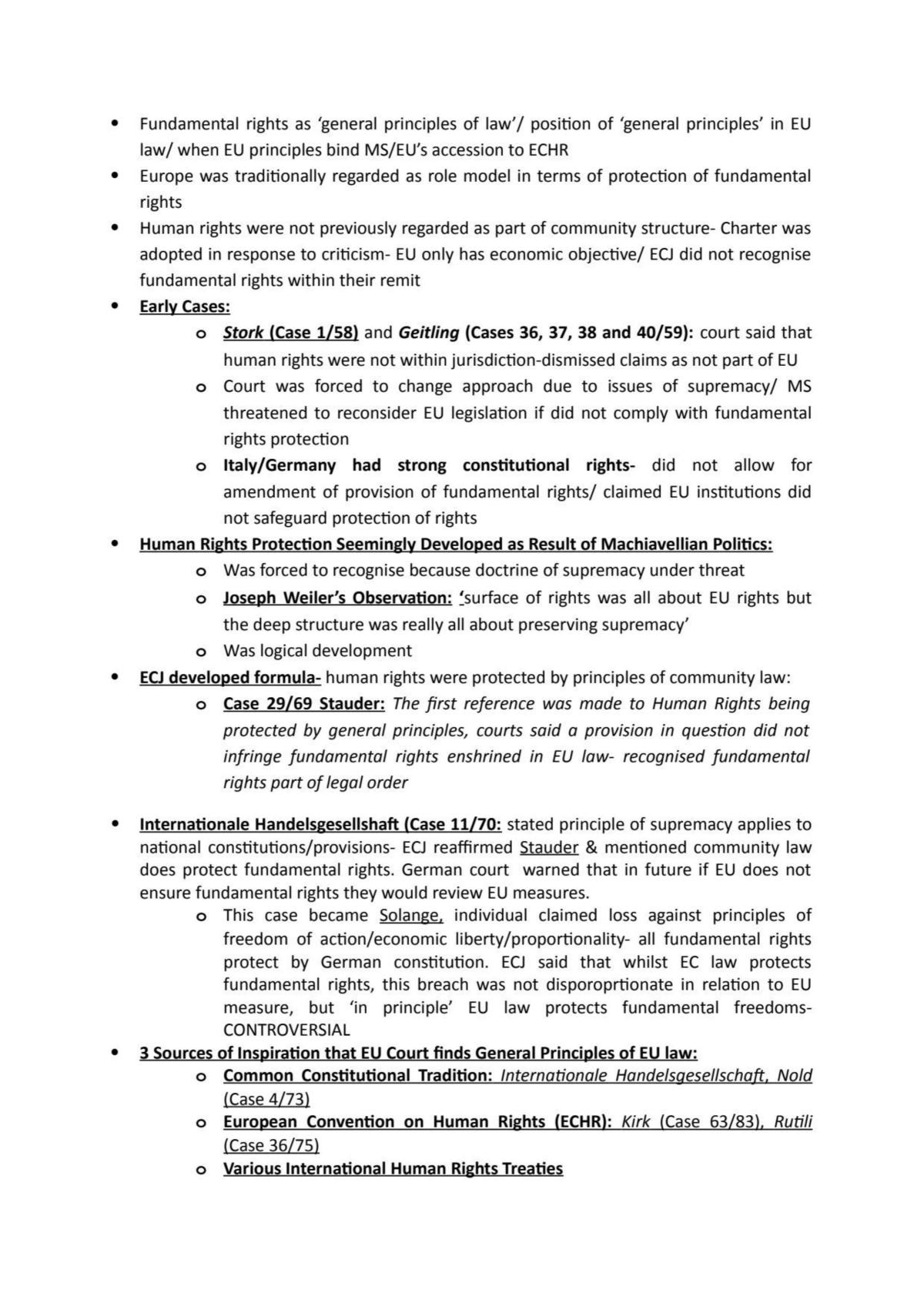 European Union Law Notes | LAWS2008 - European Union Law - Curtin ...