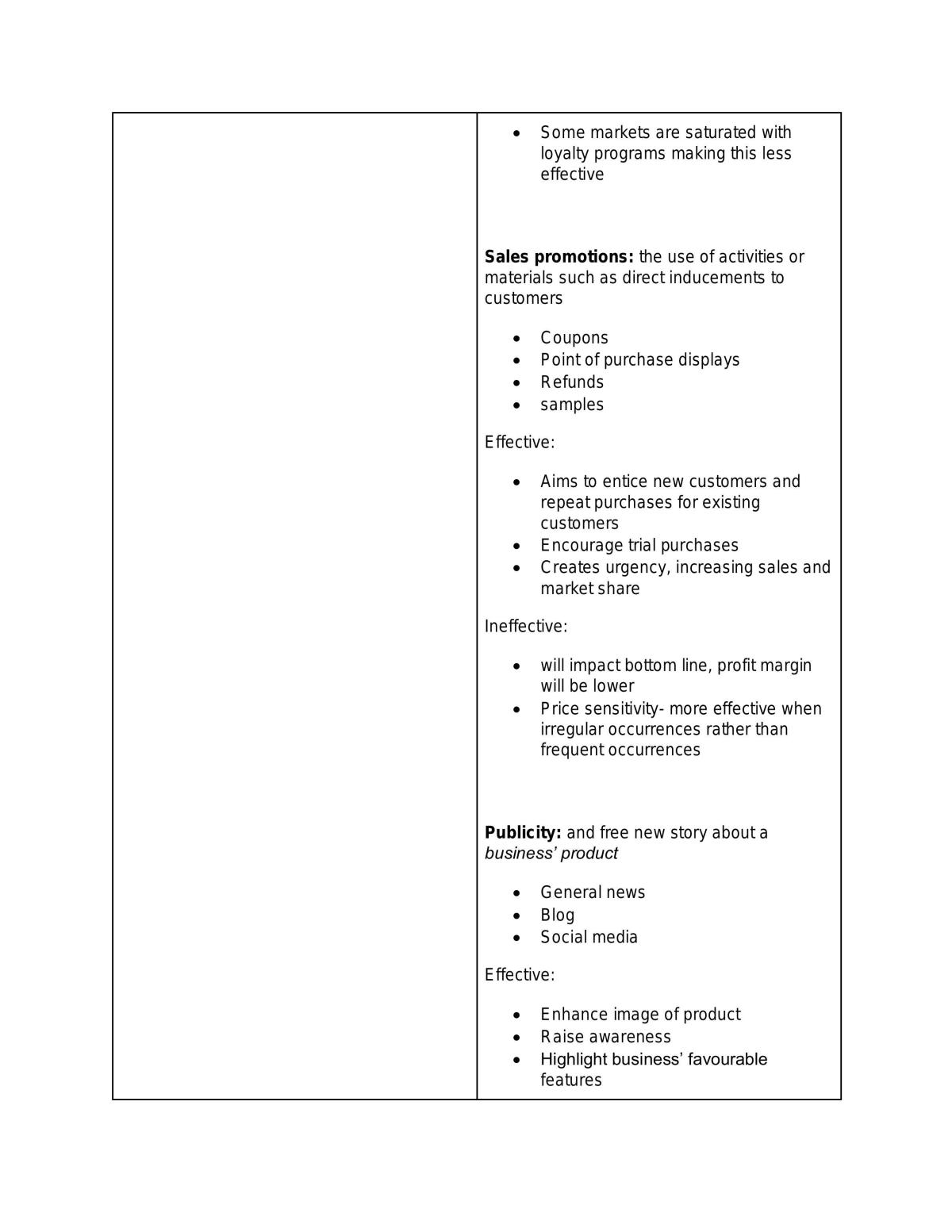 Business Studies Marketing Notes | Business Studies - Year 12 HSC ...