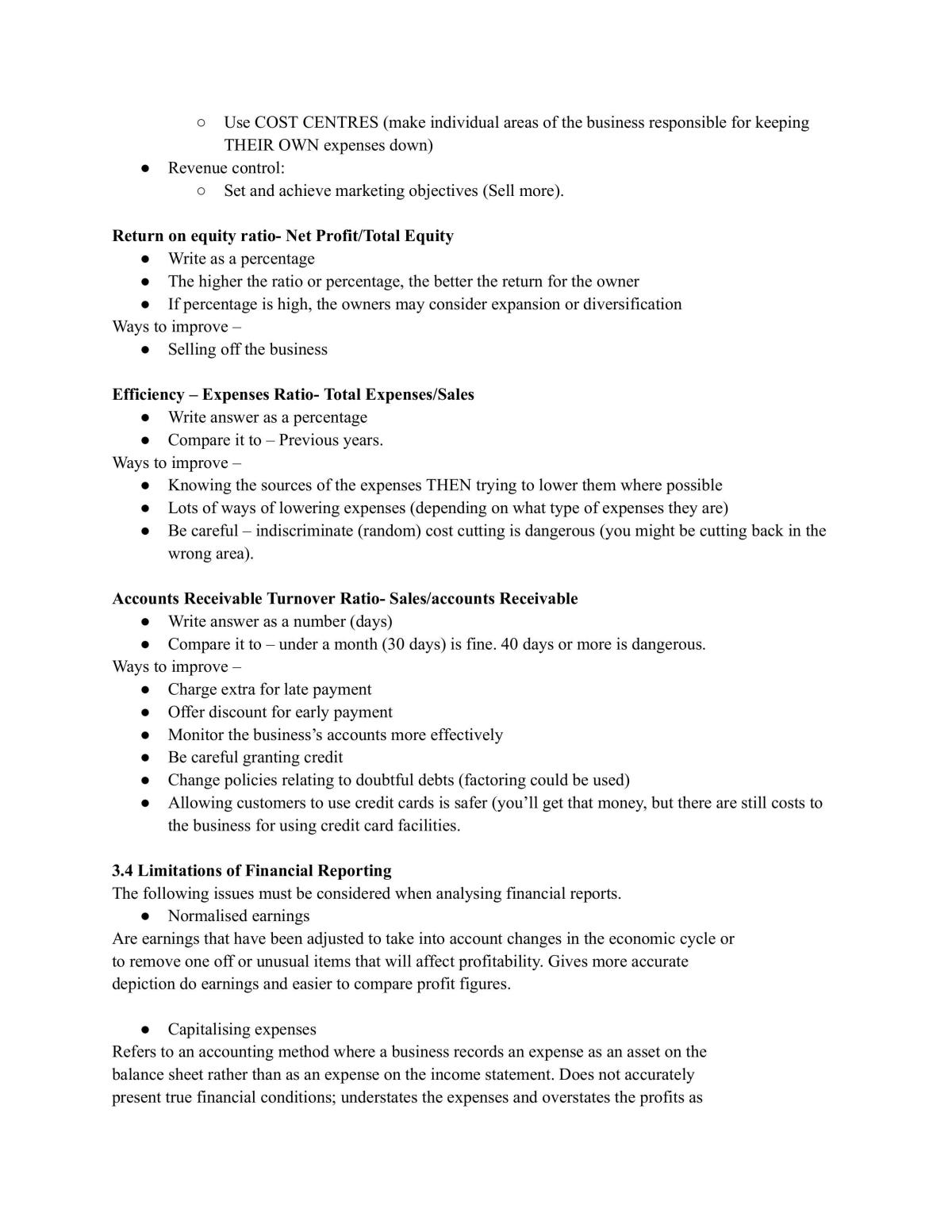 Business Studies Notes | Business Studies - Year 12 HSC | Thinkswap