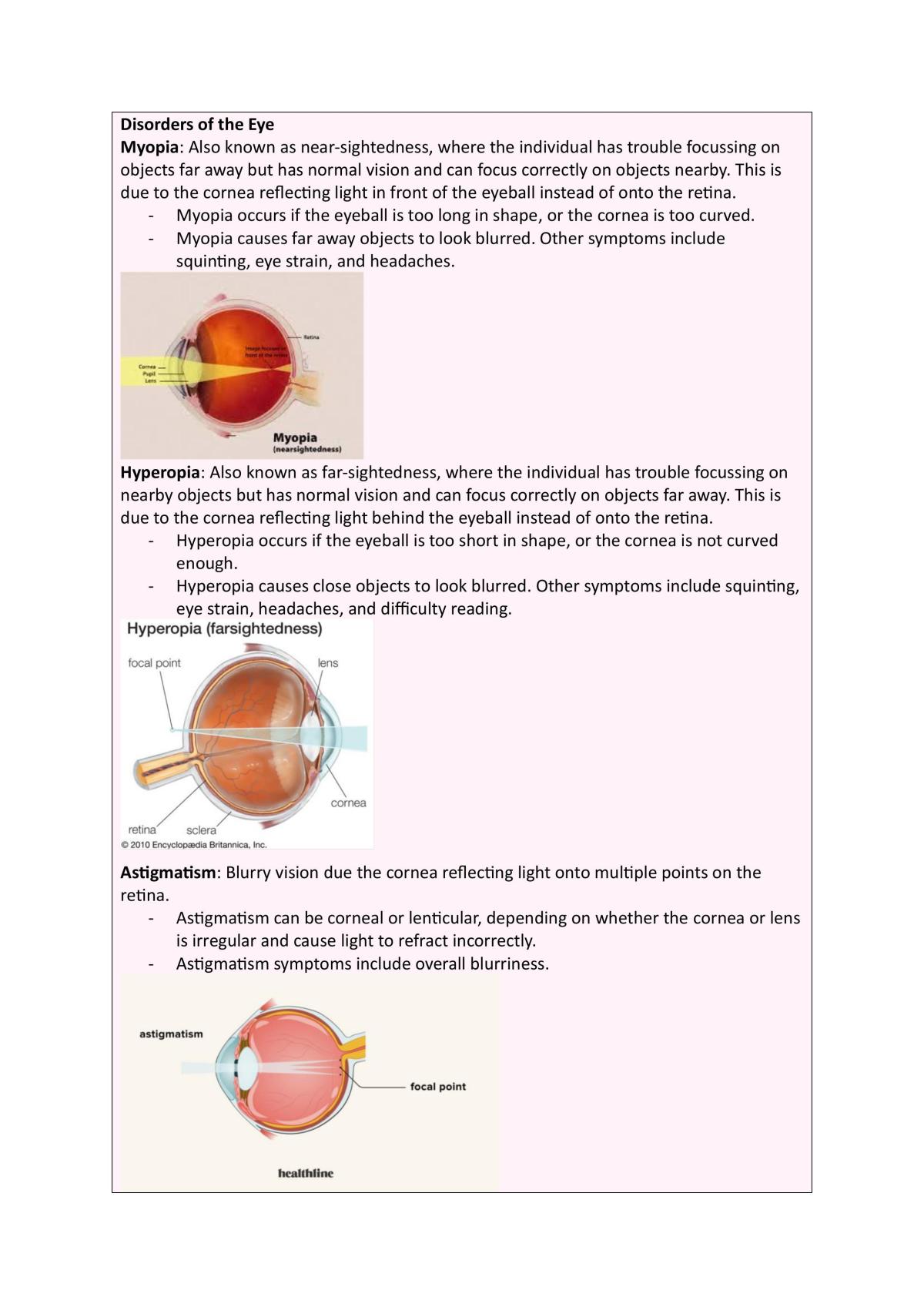HSC Biology Module 8 Study Notes | Biology - Year 12 HSC | Thinkswap