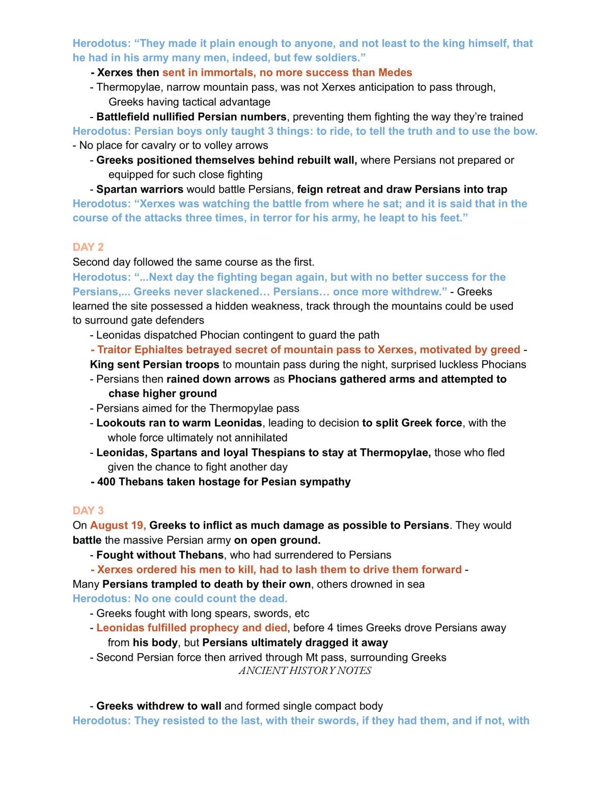 The Greek world notes | Ancient History - Year 12 HSC | Thinkswap