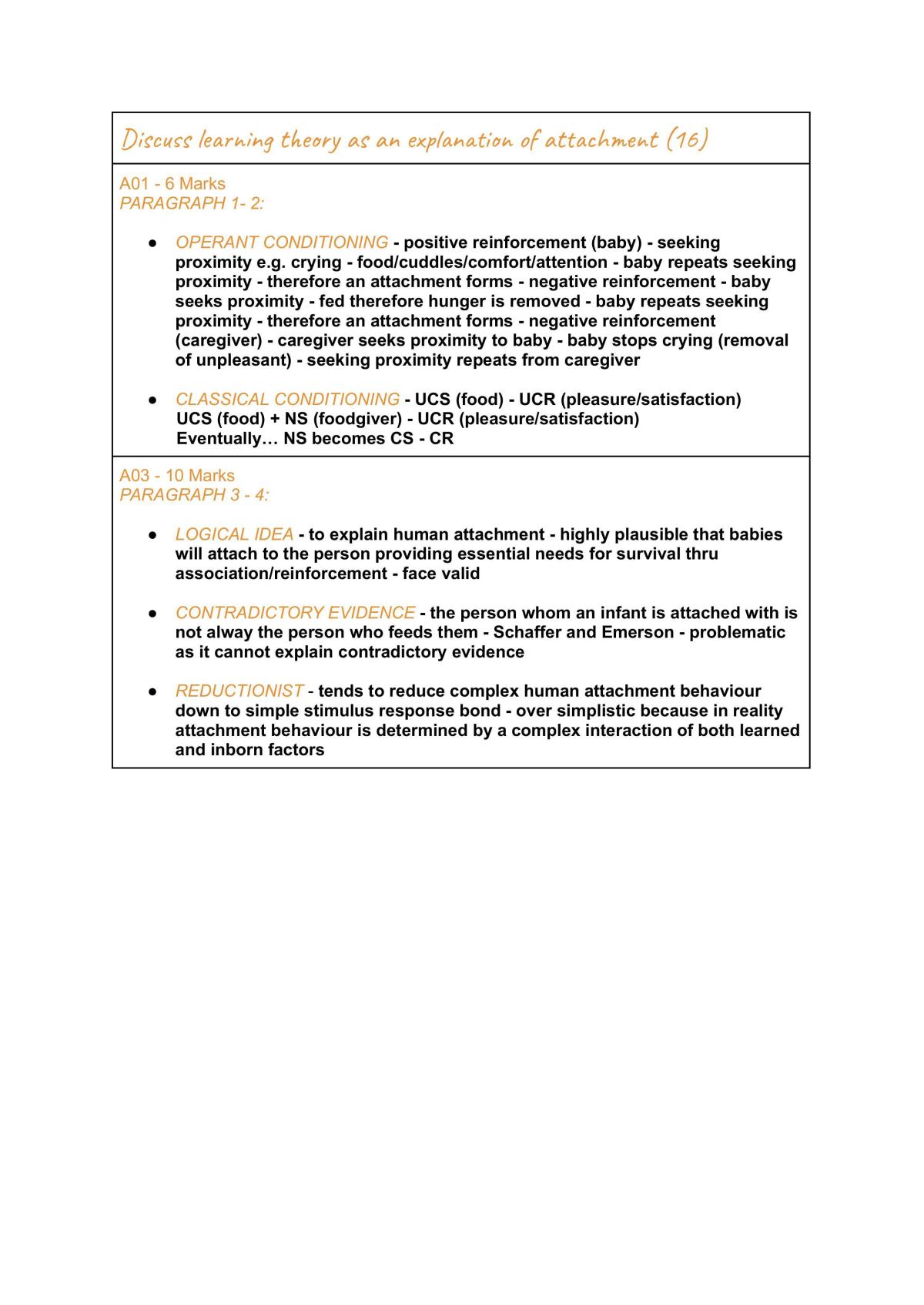 A Level Psychology Essay Plans | Psychology - A Level A Levels AQA ...