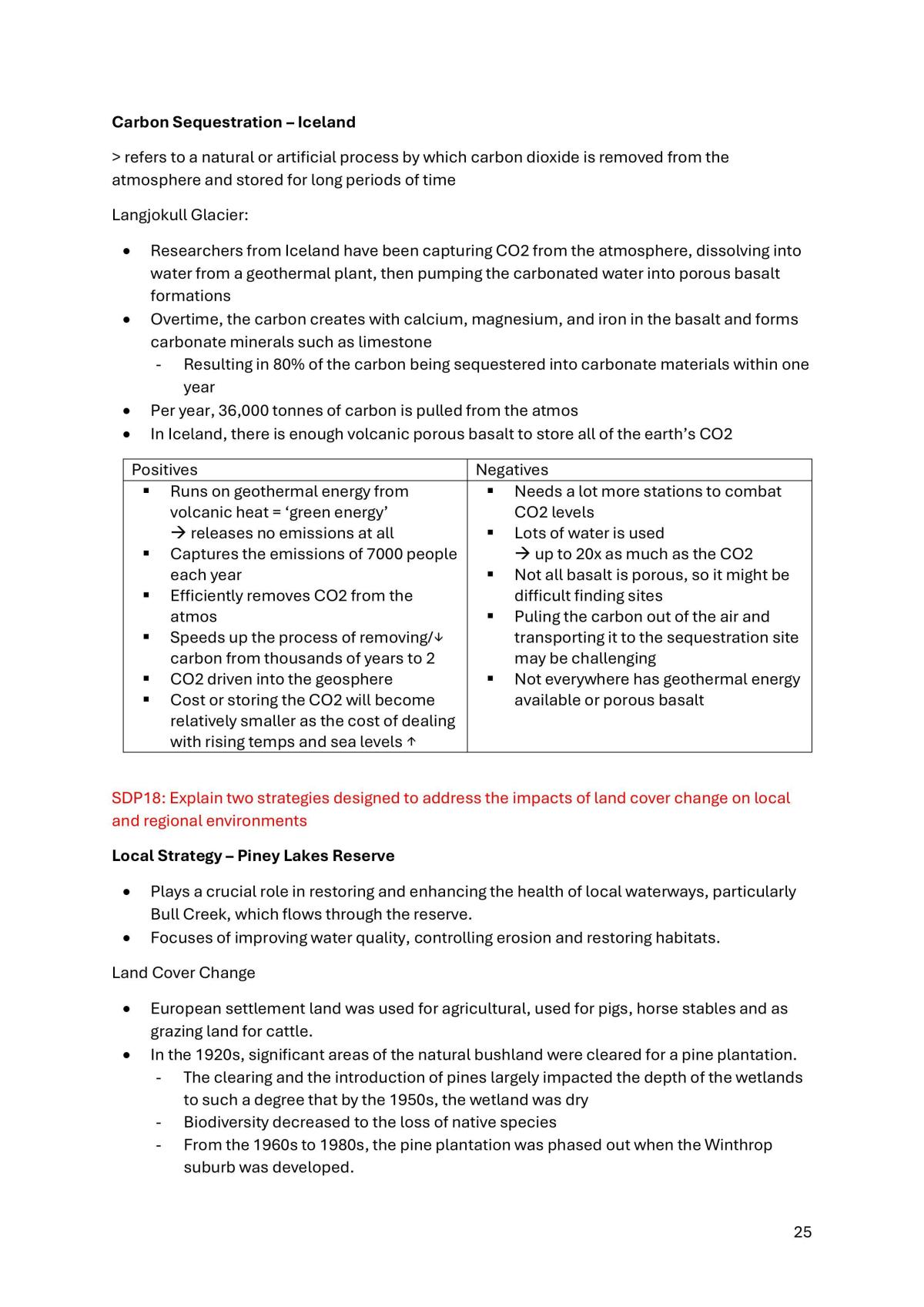 Geography Unit 3 Notes | Geography - Year 12 WACE | Thinkswap