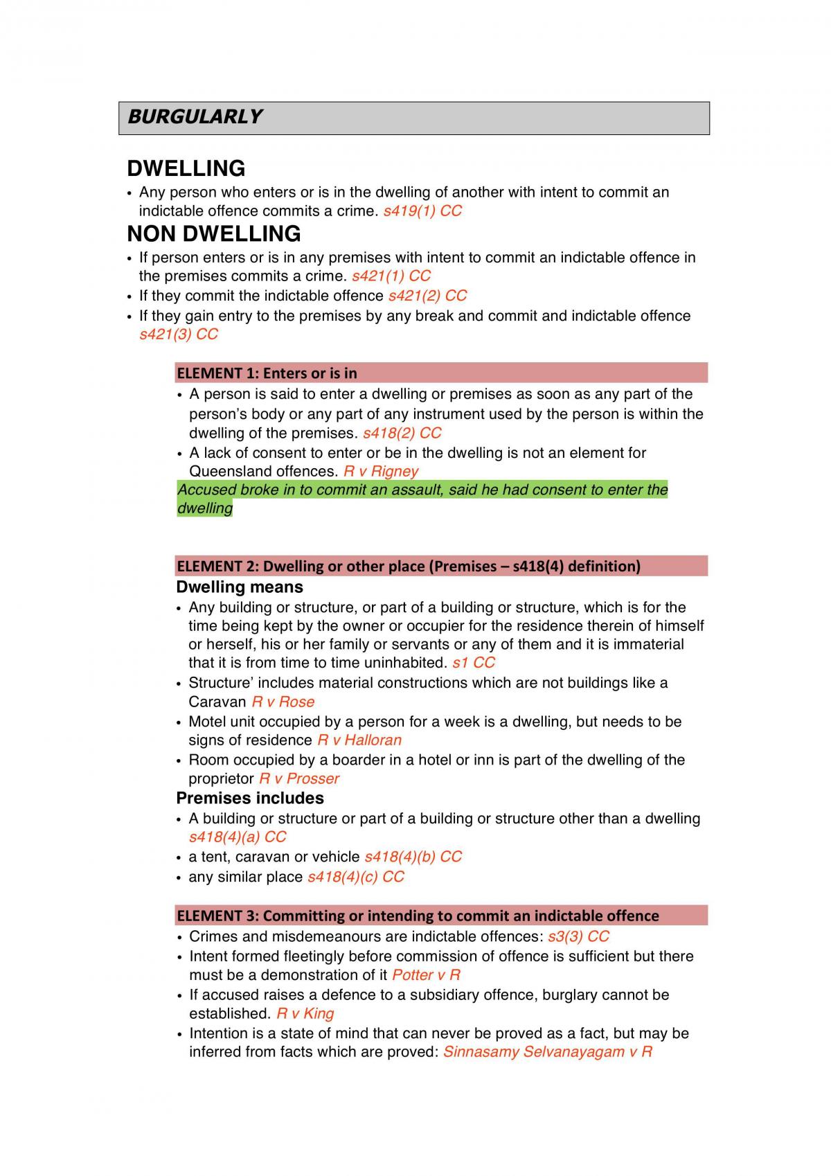 criminal-law-notes-lwb238-fundamentals-of-criminal-law-qut