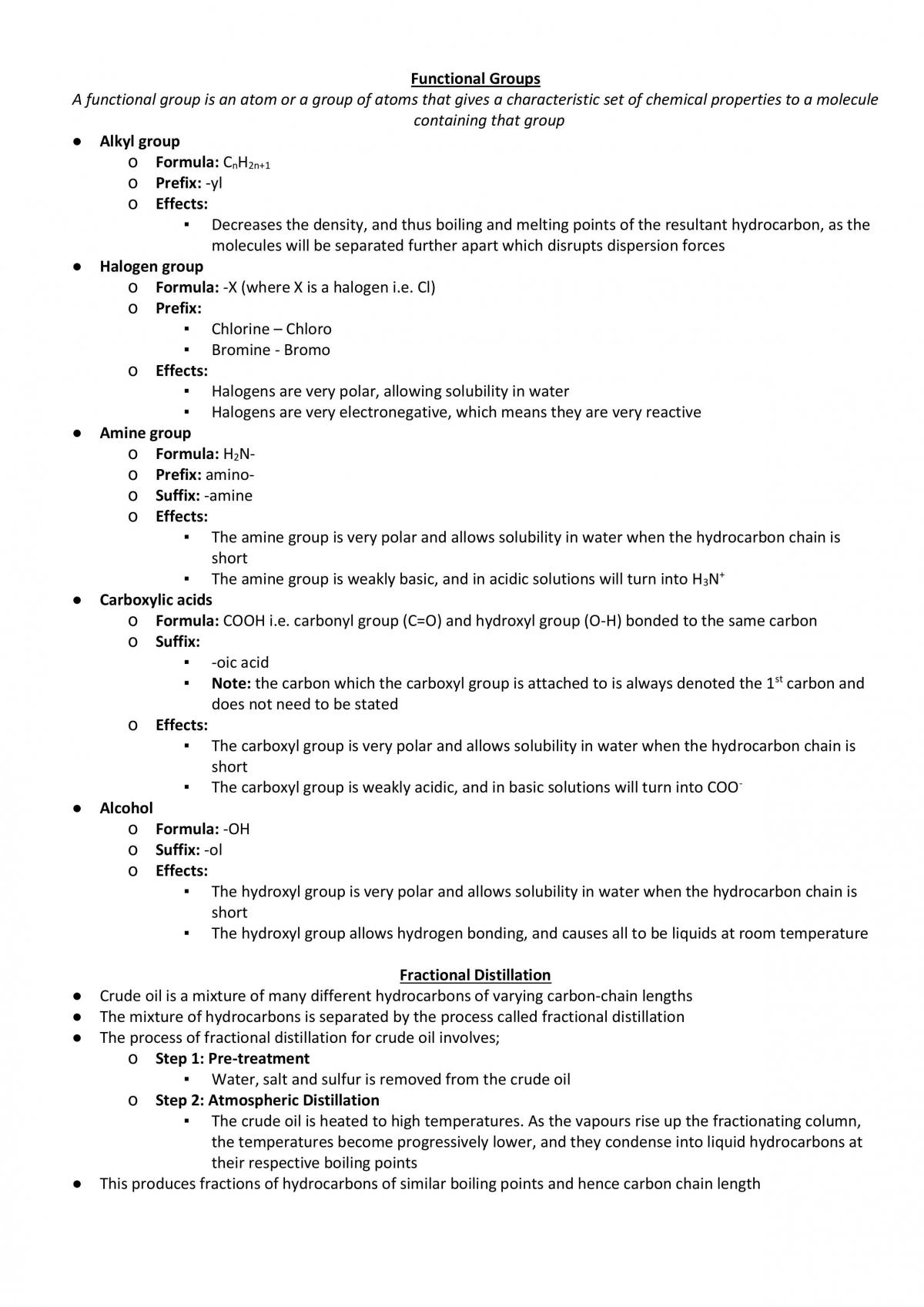 Complete VCE Unit 3 Chemistry Study Notes | Chemistry - Year 12 VCE ...