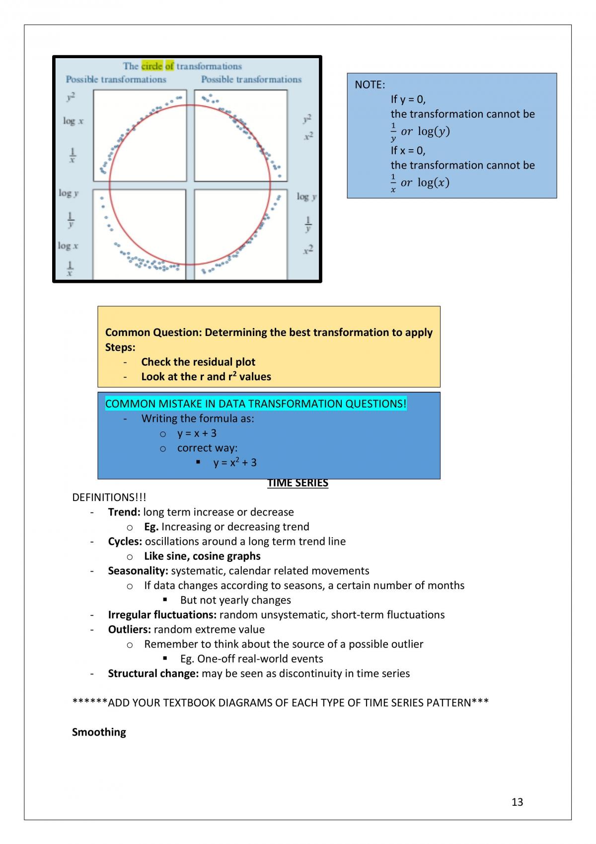 Further Maths notes | Further Mathematics - Year 12 VCE | Thinkswap