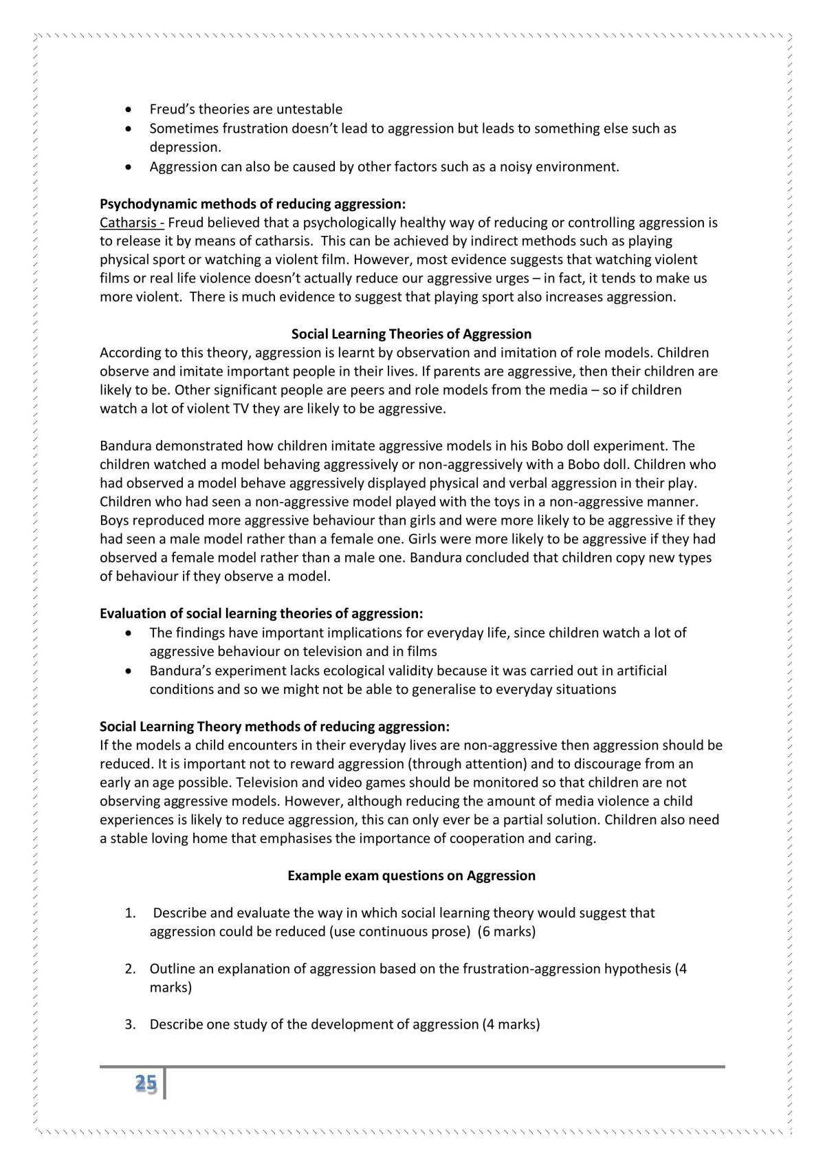 Full notes for GCSE Psychology AQA | Psychology - GCSE AQA | Thinkswap
