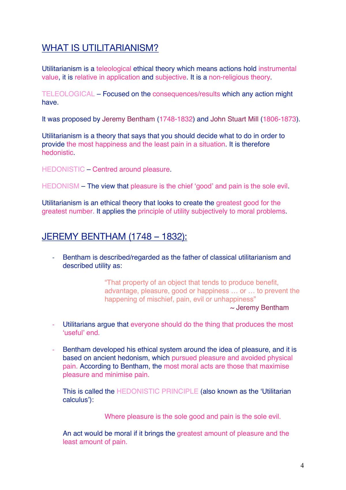 What Is The Utilitarianism