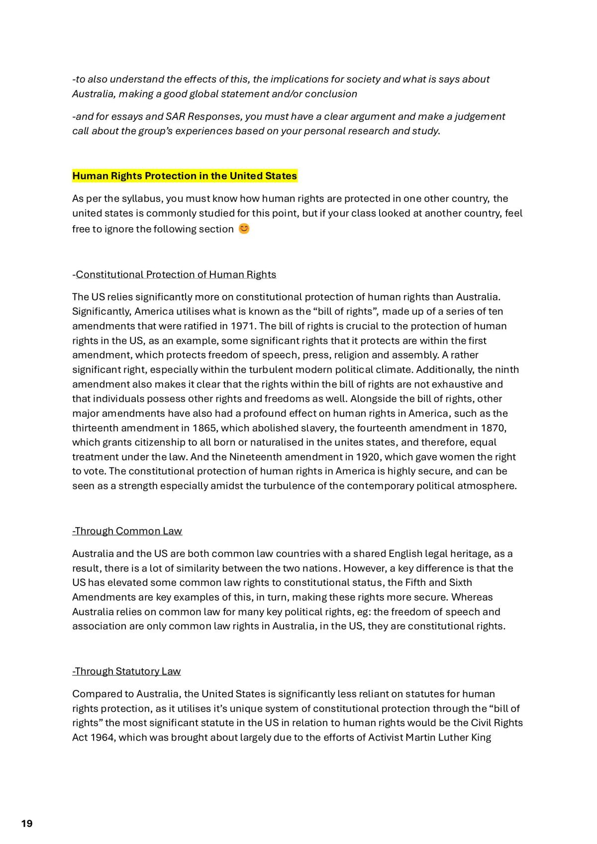 WACE Politics and Law, Complete Notes for Unit 4 (Year 12) | Politics ...