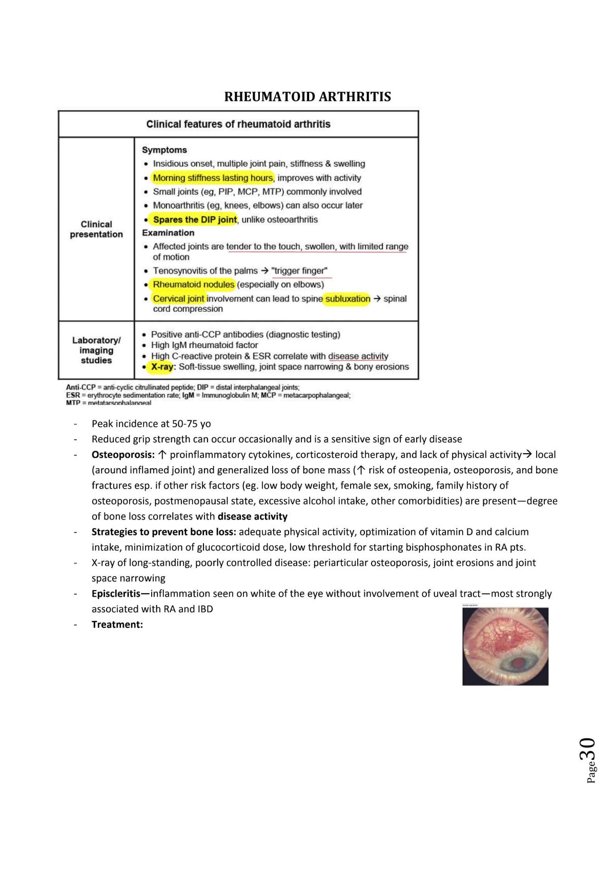 Rheumatology - Medicine | MDP 50612 - Internal Medicine - UNIMAS ...