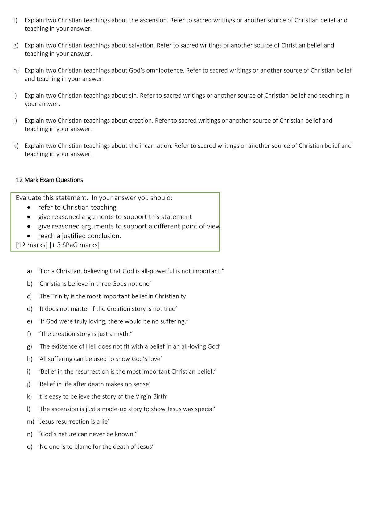 Gcse Revision Rs | Religious Studies A - GCSE AQA | Thinkswap