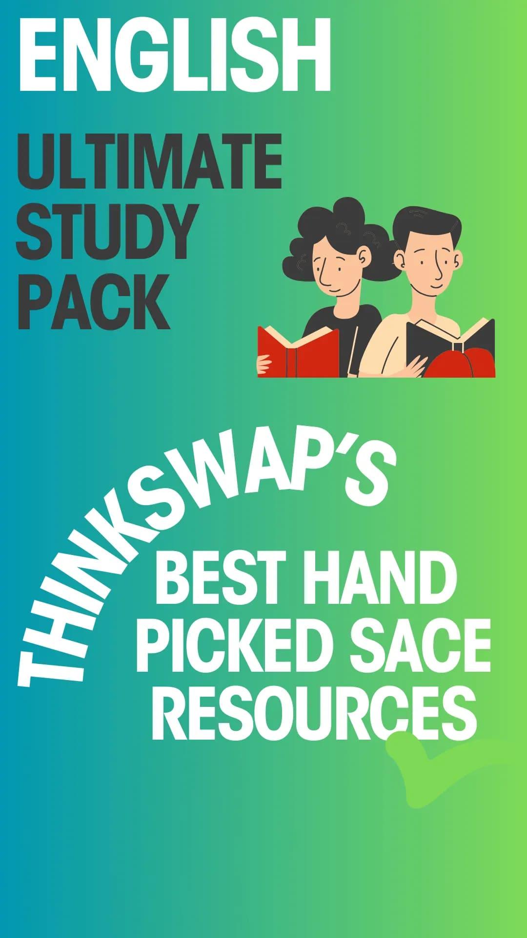 SACE English Ultimate Prep Pack 2026 | English - Year 12 SACE | Thinkswap